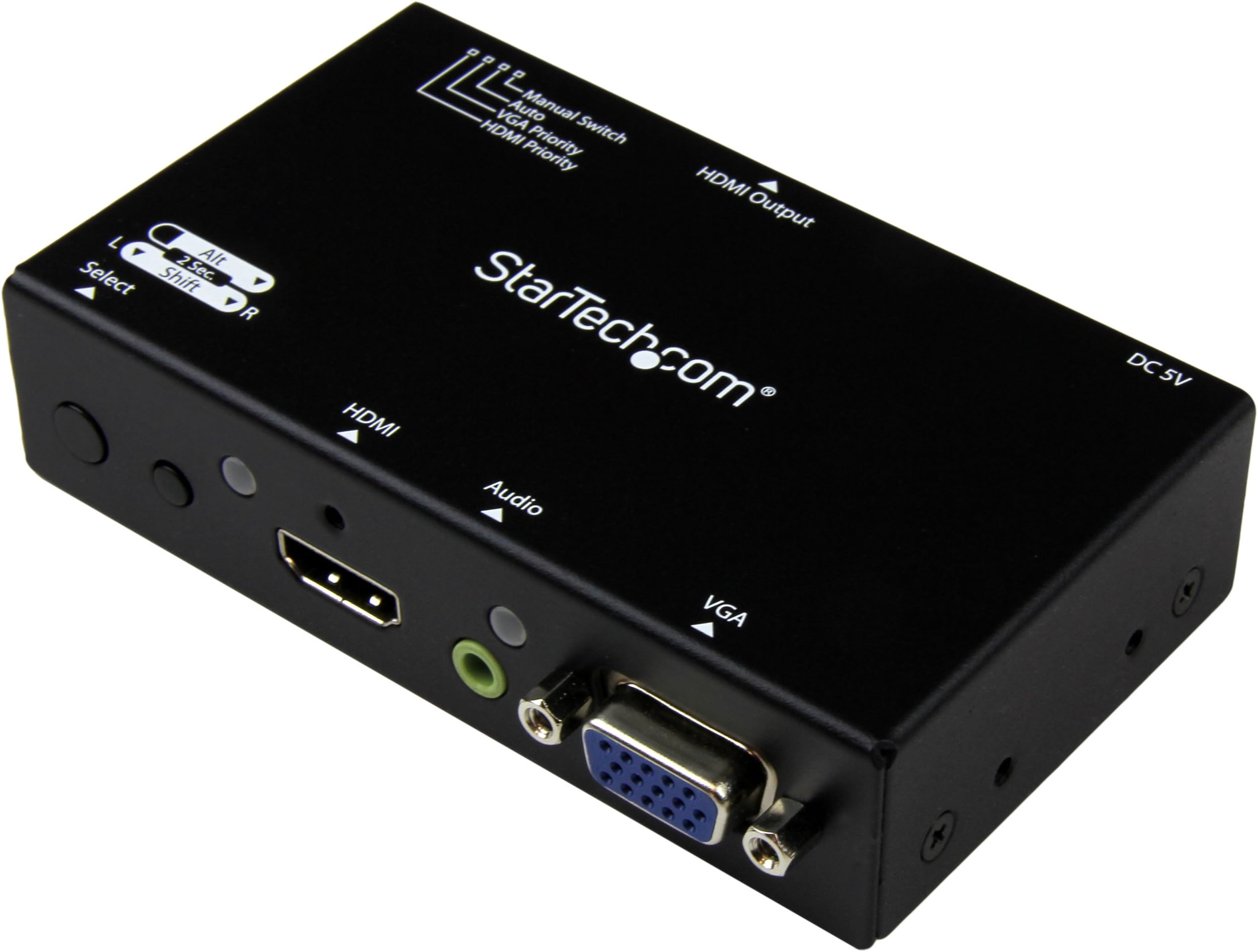 StarTech.com 2x1 VGA + HDMI to HDMI Switch / Selector Box - 1080p Multi ...