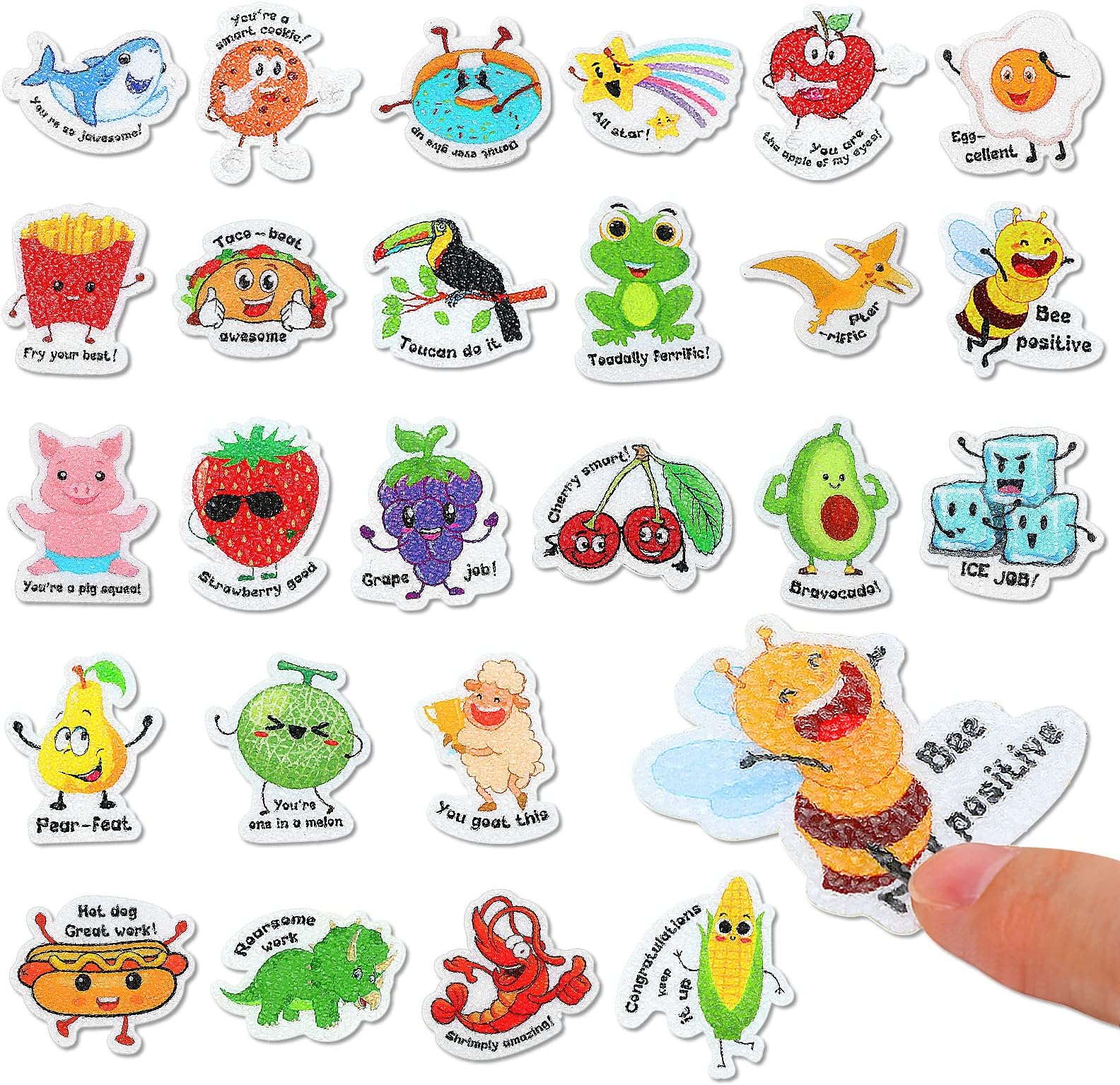 Amazon.com : Crtiin 50 Pieces Calm Sticker Anxiety Sensory Strip ...