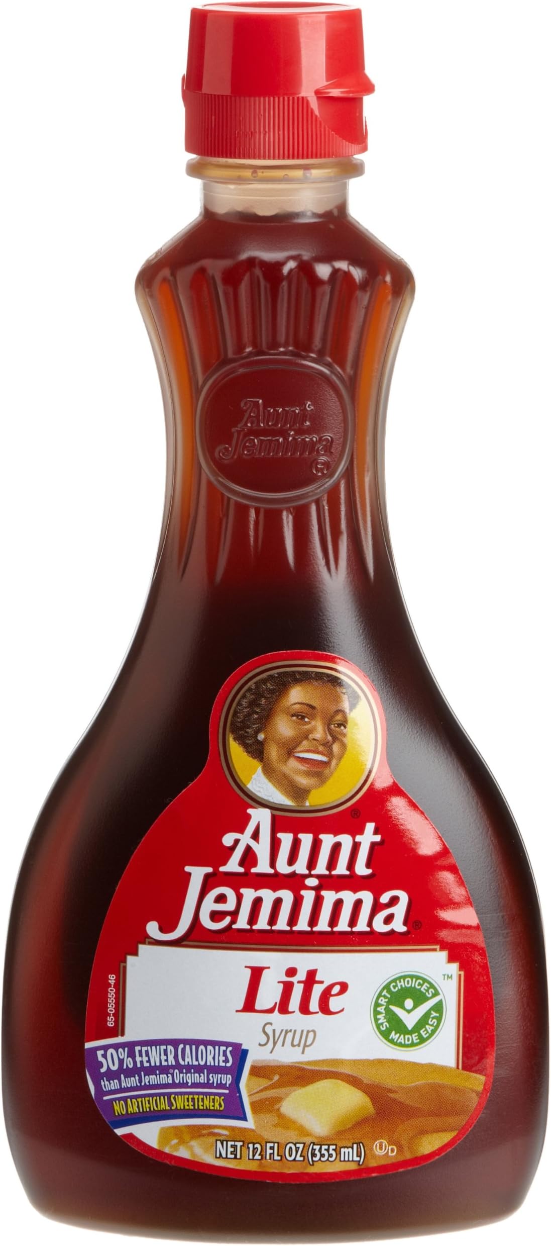 Amazon.com : Aunt Jemima Lite Syrup, 12-Ounce Plastic Bottles (Pack of ...