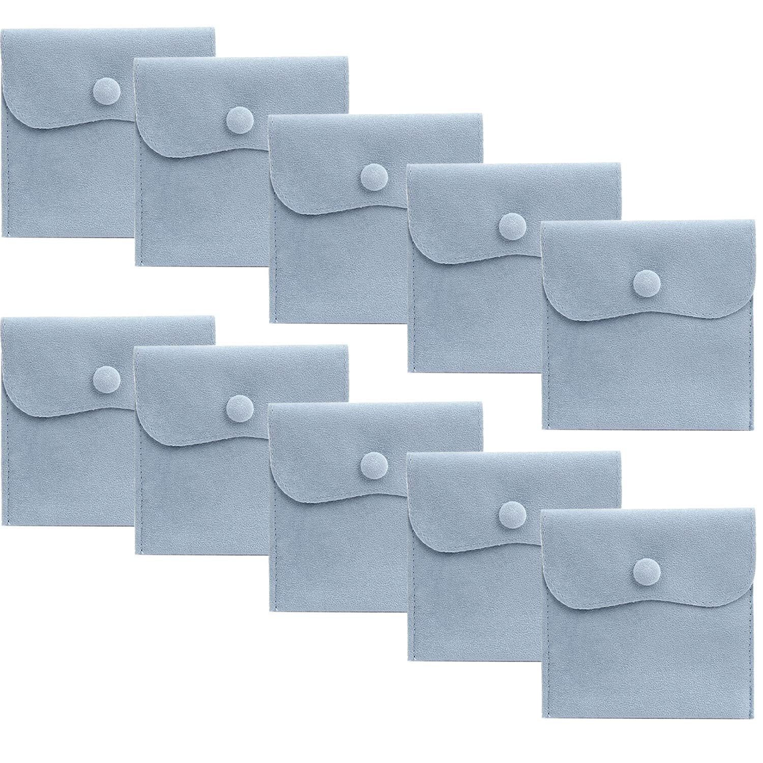 Amazon.com: Hsiwto Pack of 10 Velvet Jewelry Pouch Storage Bags ...