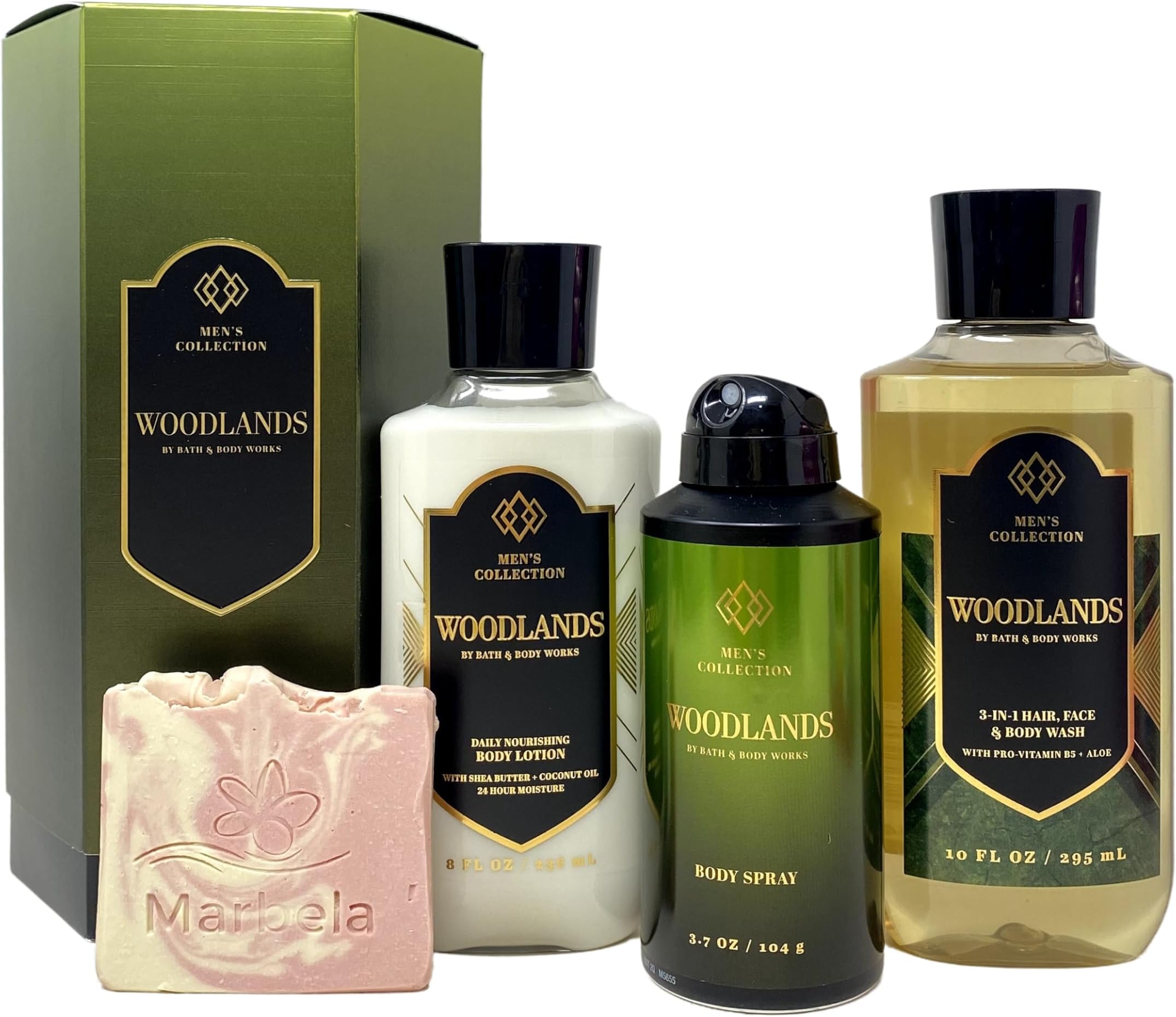Amazon.com : Bath & Body Works Men's Collection Woodlands Gift Box Set ...