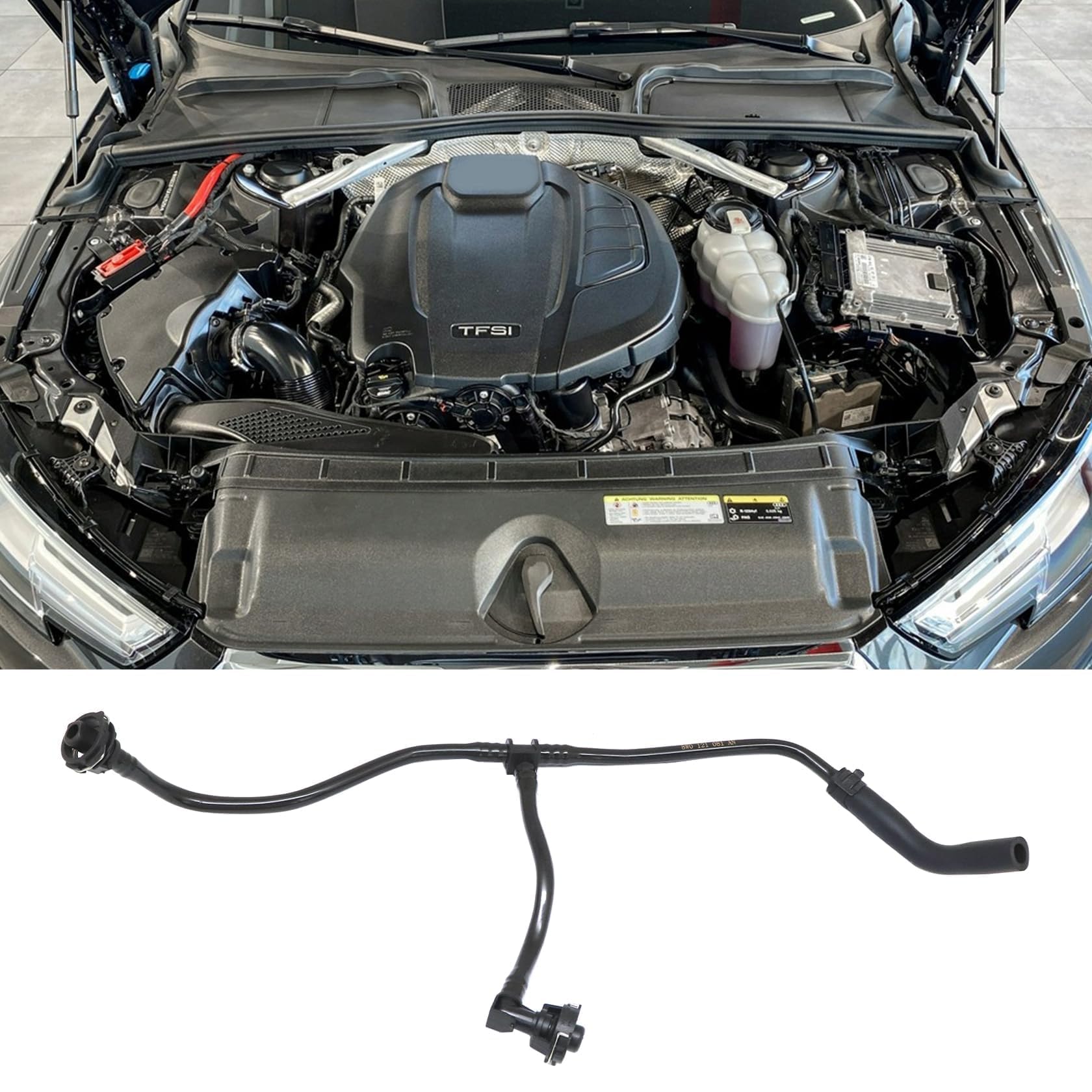 Amazon.com: FZJDSD Radiator Overflow Hose 1PC 8W0121081AN Compatible ...