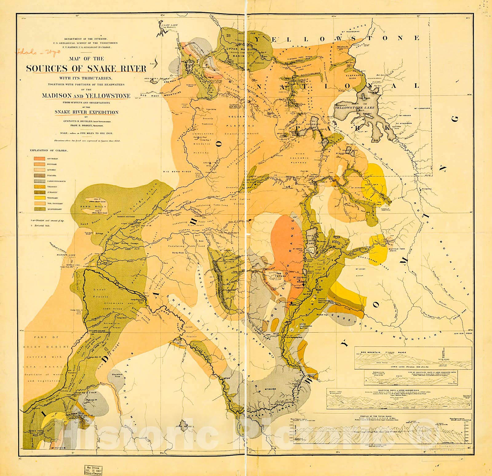 Source Of A River Map