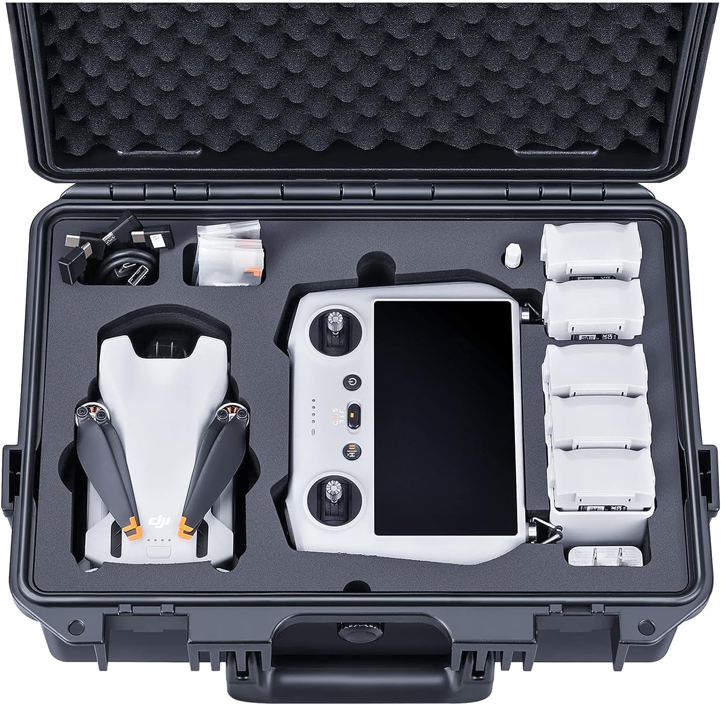 Lekufee Waterproof Hard Carrying Case Compatible with DJI Mini 4 Pro ...