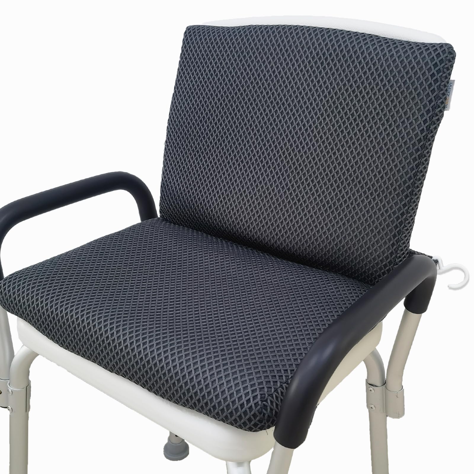 Amazon.com: REEZEIVI Shower Seat Cushion with Backrest Cushion,Soft 4D ...