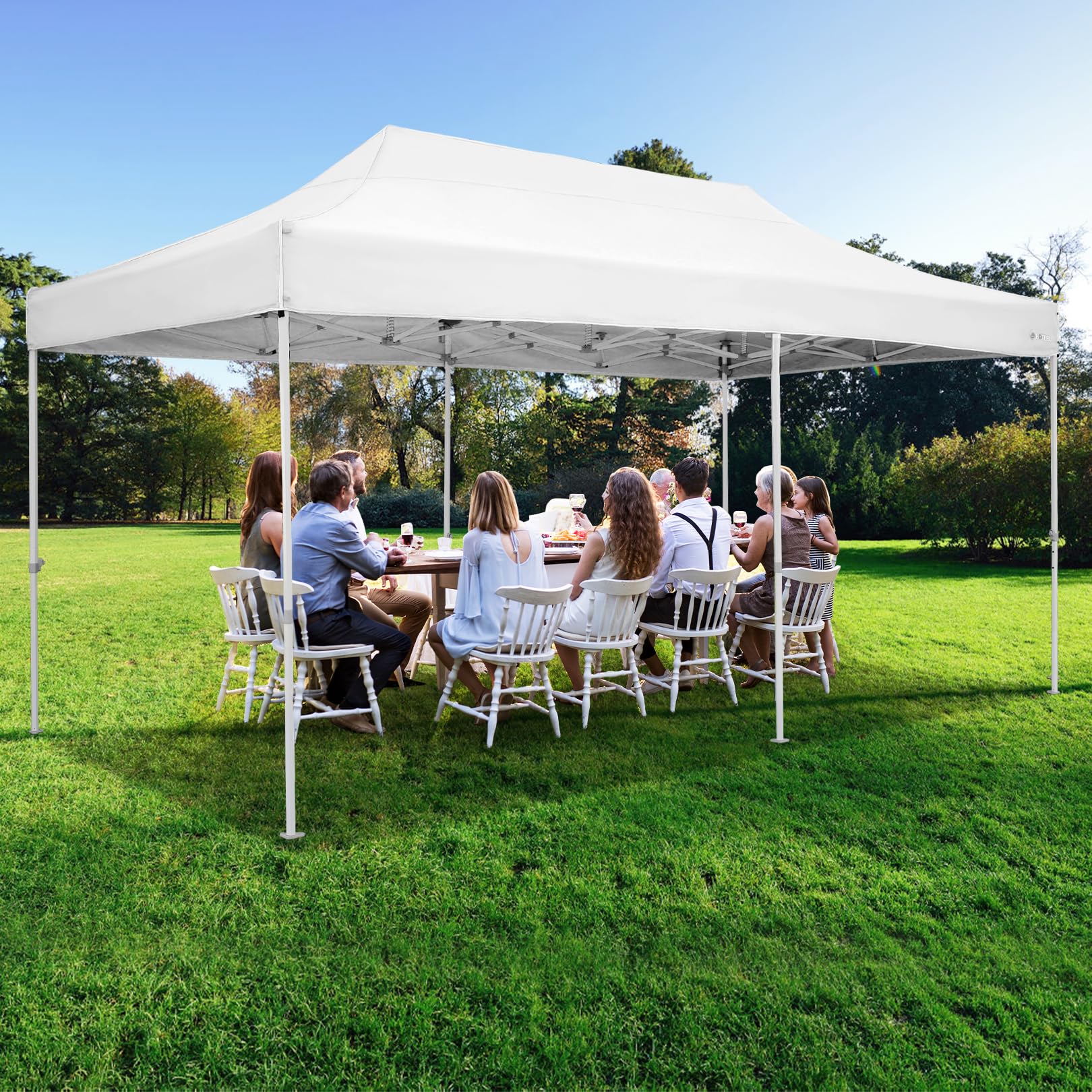 HOTEEL 10x20 Pop Up Canopy Tent Heavy Duty, Commercial Outdoor Canopy ...