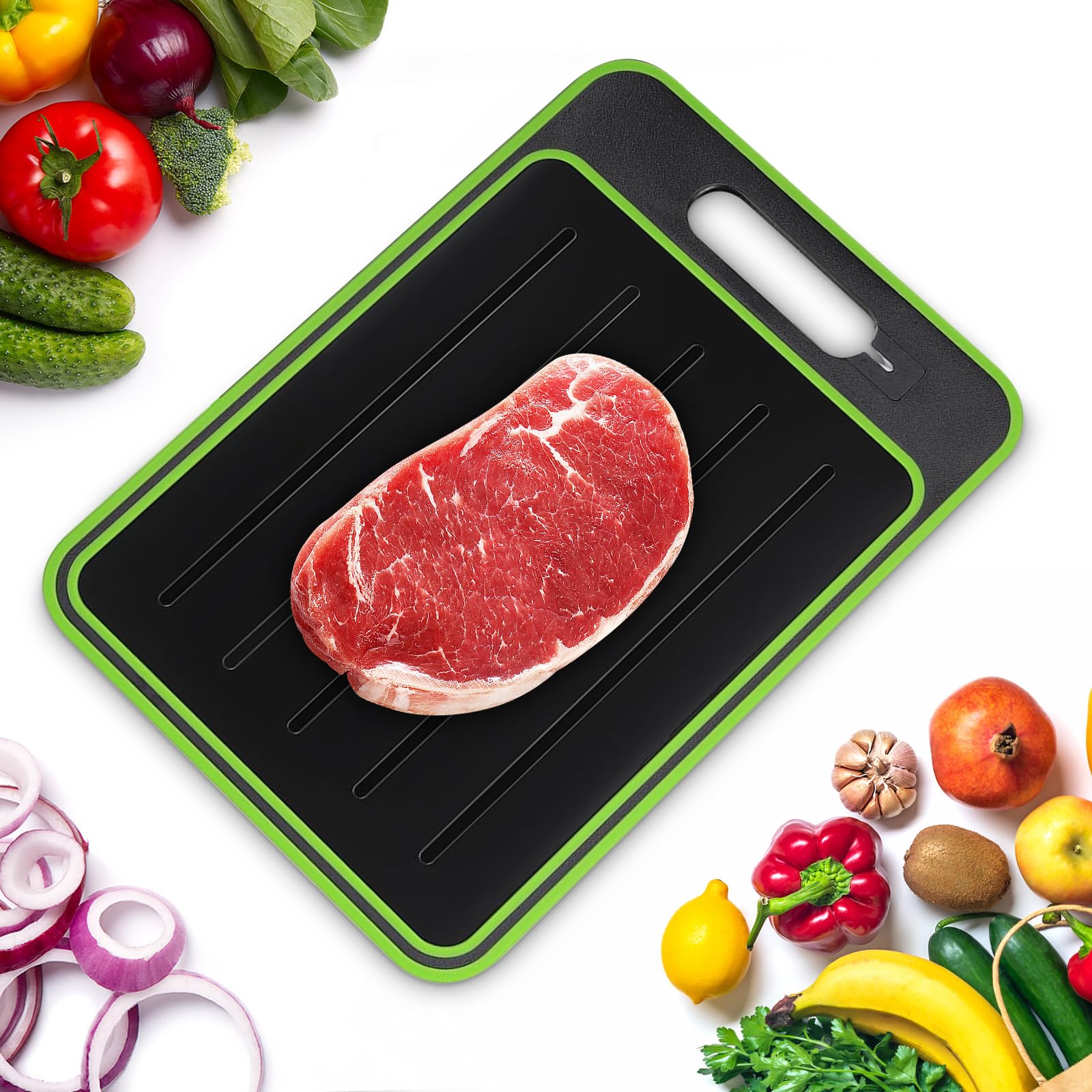 Swetfela 4 in 1 Defrosting Board, Miracle Melt Defrosting Board, Meat ...