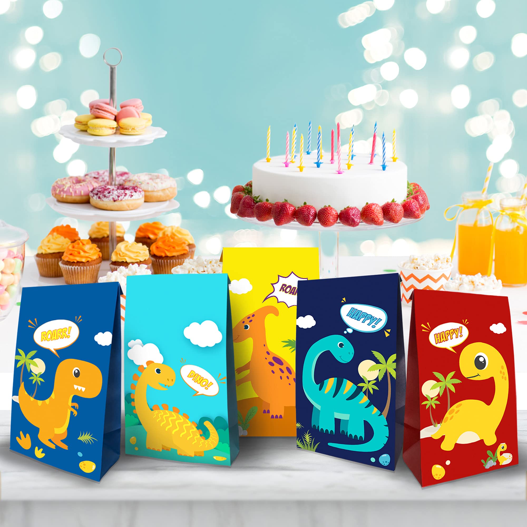 Buy Dinosaur Party Bags 24 Packs For Kids Birthday Party Favor And buy-dinosaur-party-bags-24-packs-for-kids-birthday-party-favor-and