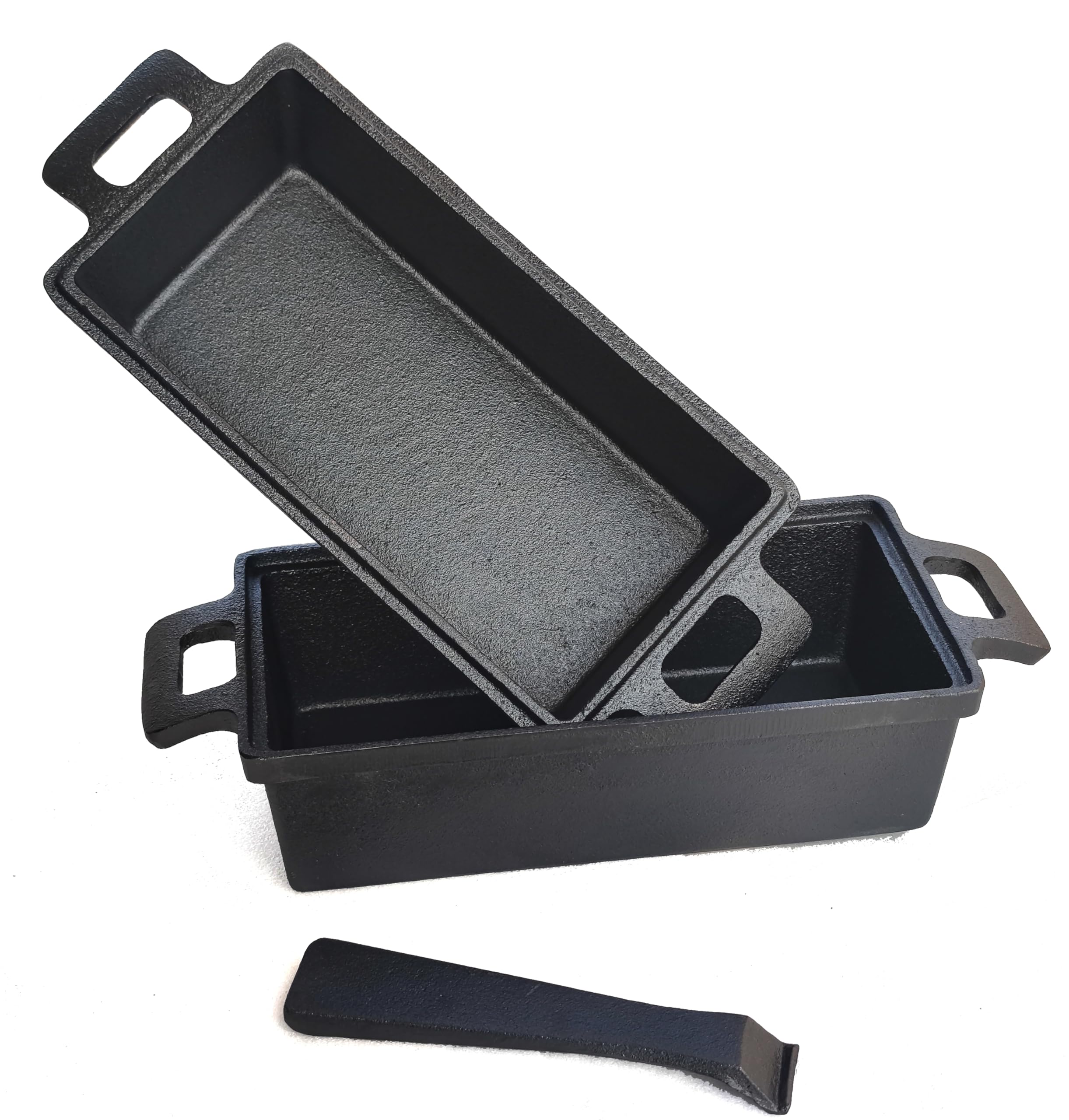 Amazon.com: Voulosimi 9"x5" Cast Iron Loaf Oven Pan - Rectangular ...