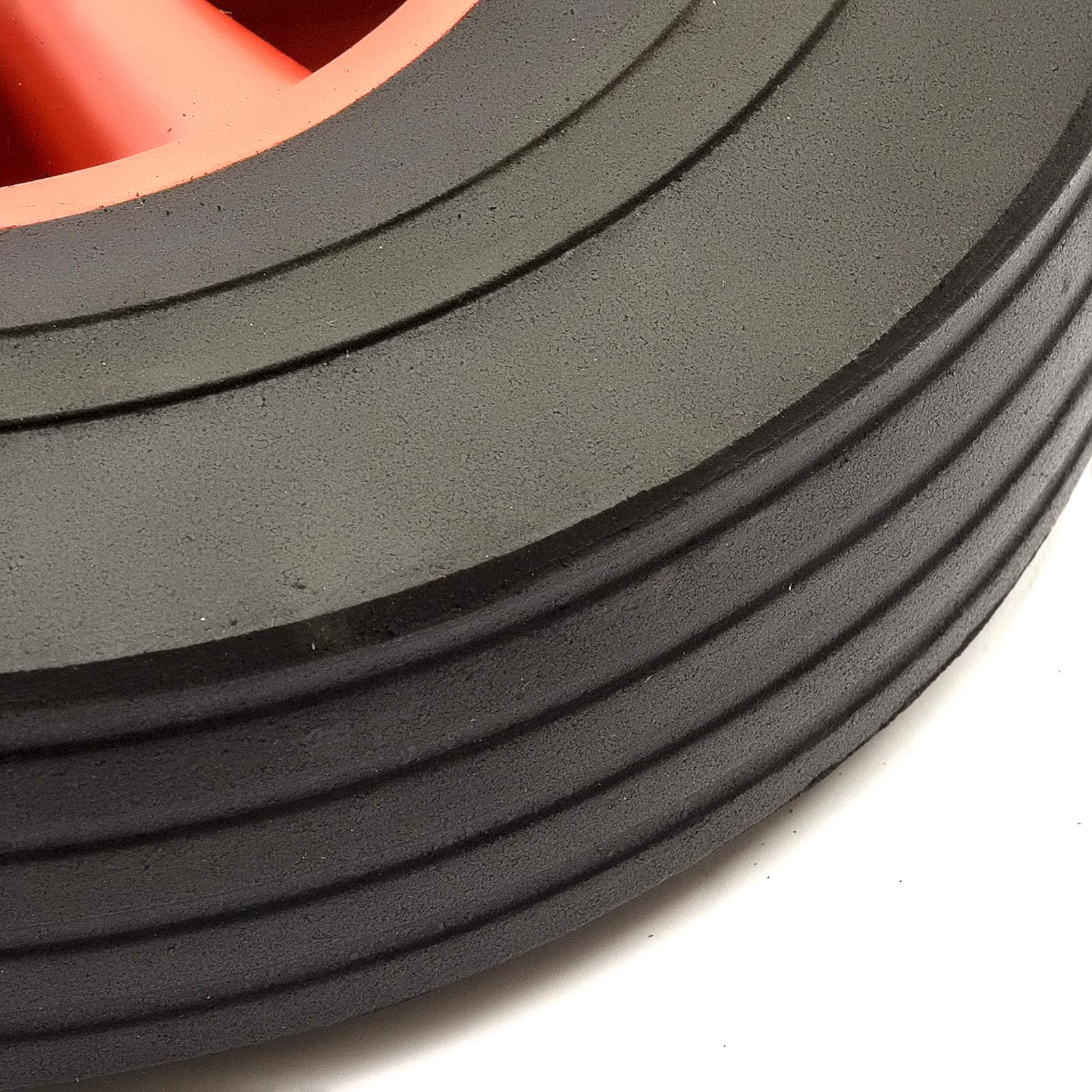 Buy Heavy Duty 10" Wheel + Solid Rubber Tyre 255mm Puncture Proof 200kg ...