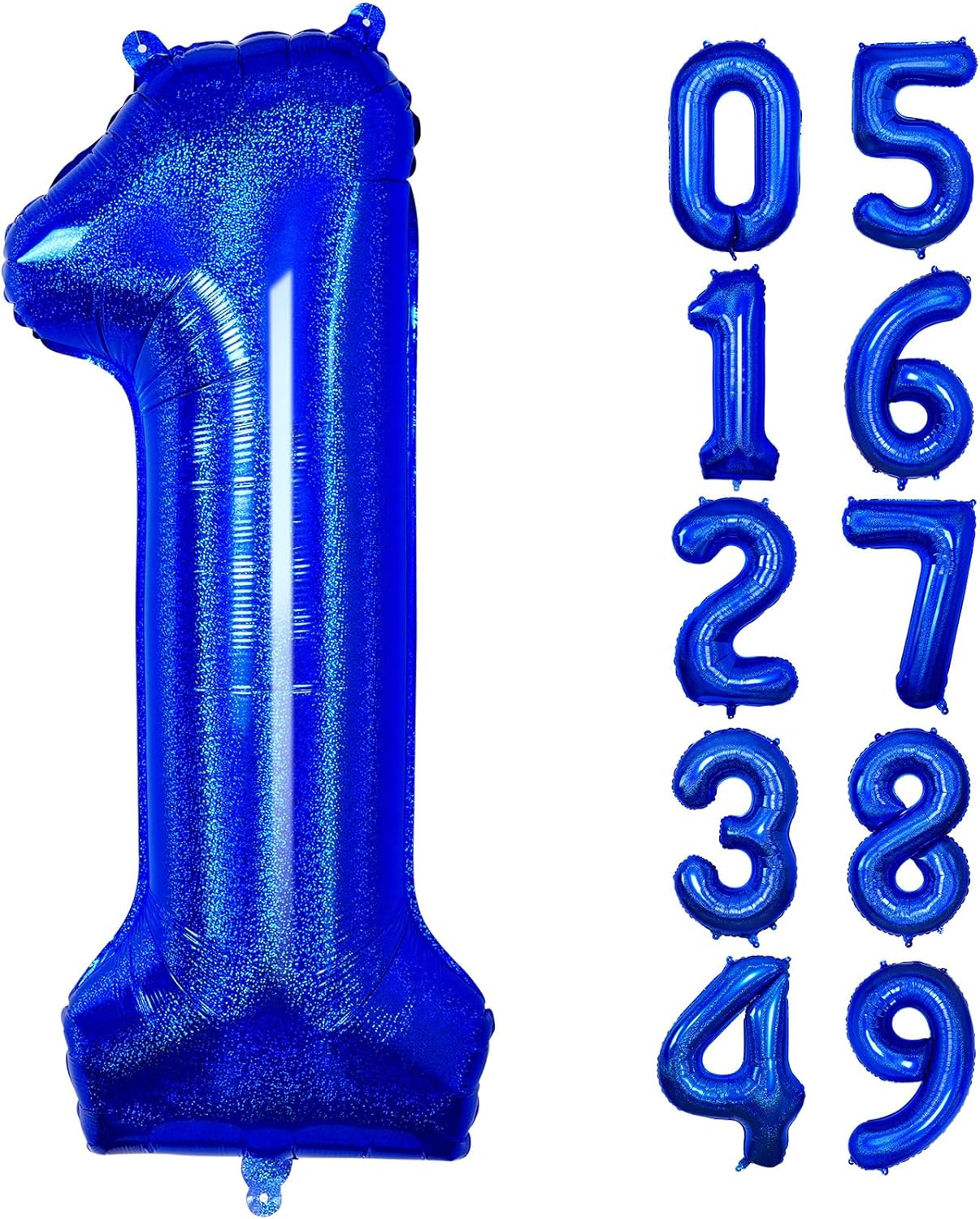 Amazon.com: Navy Blue 1 Balloon,40 Inch Number 1 Balloon Large Foil ...