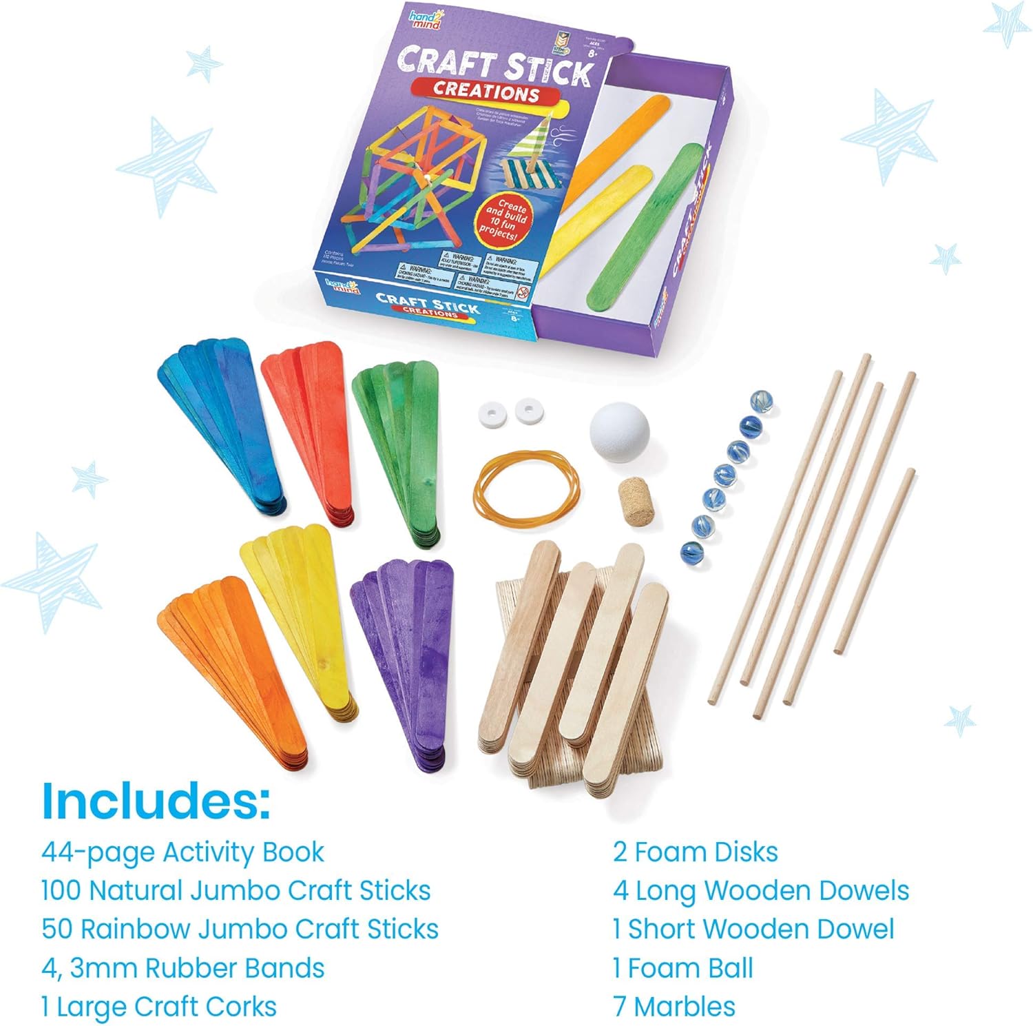 Learning Resources Craft Stick Creations 10 Science Experiments ...