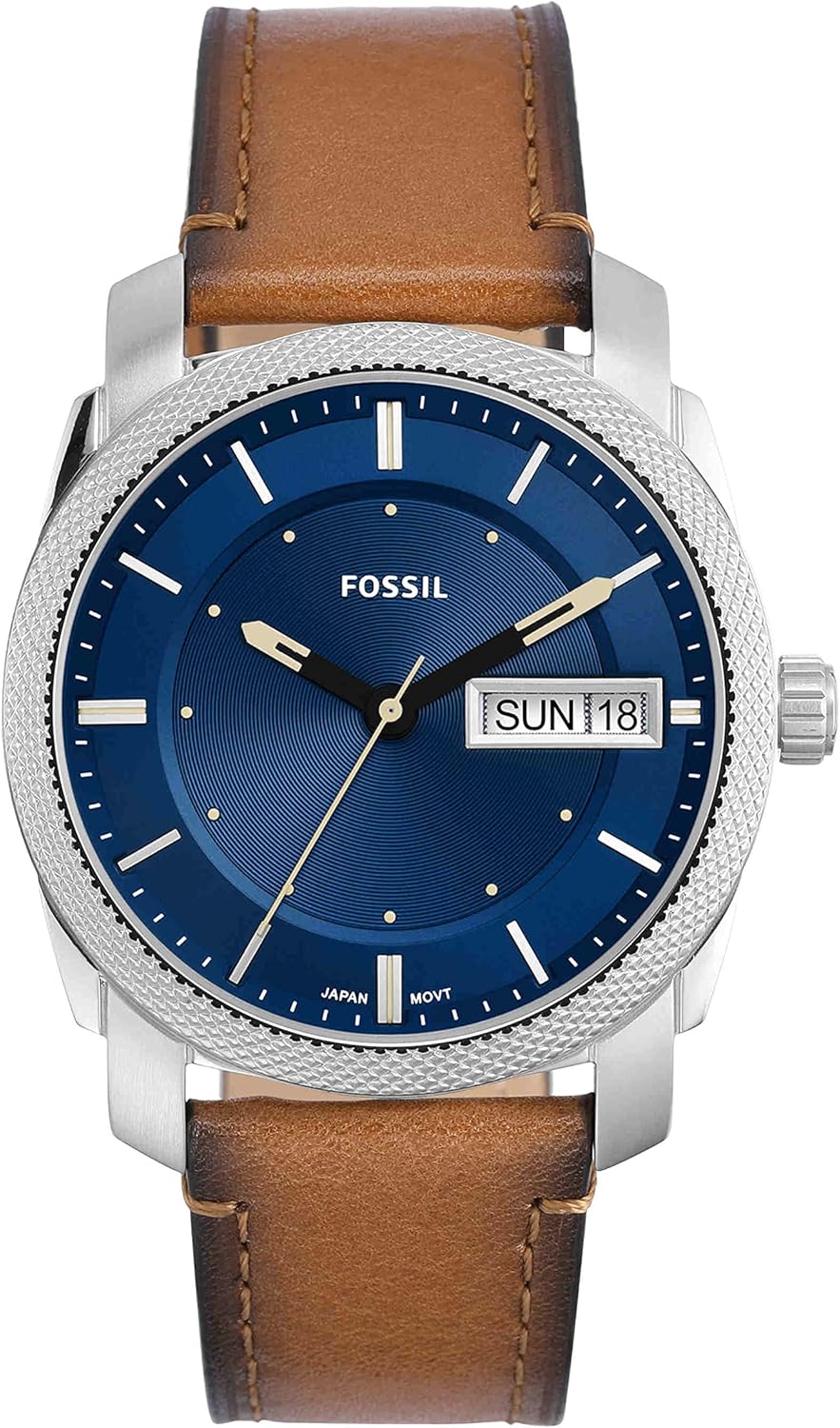 Fossil Machine Men's Watch with Stainless Steel or Leather Band ...