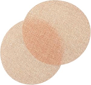 NUOBESTY 2Pcs Light Brown Fabric Ceiling Lamp Shade Diffuser, Dazzling ...