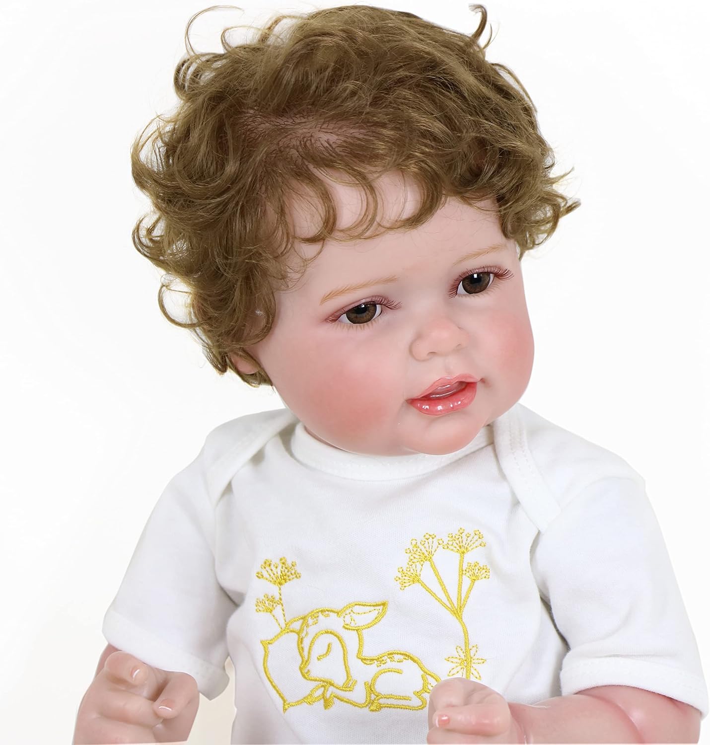 Amazon.com: WAWA-HAOKEAI Realistic Newborn Doll, Gift 22" Reborn Doll ...