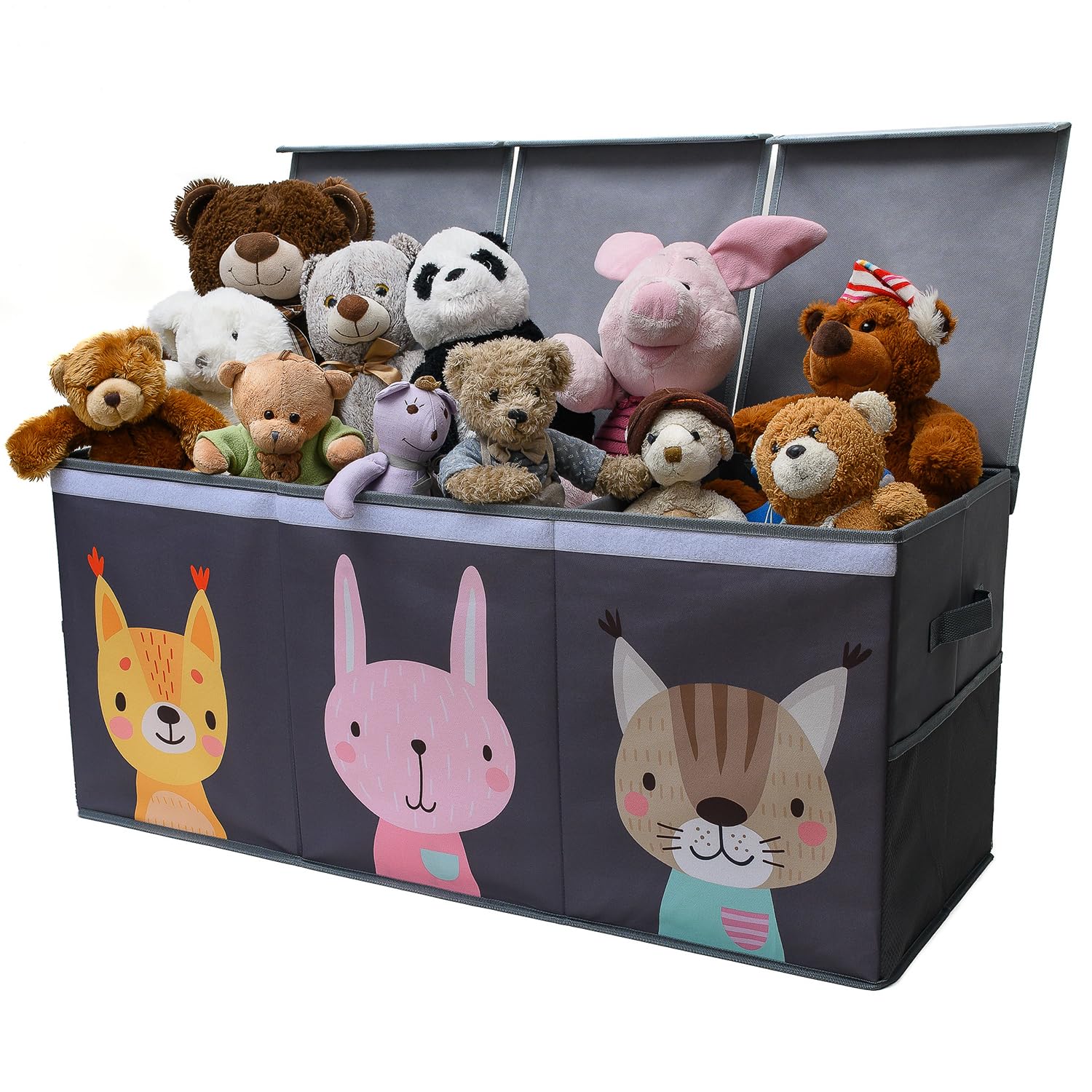Amazon.com: SoftOwl Extra Large Toy Storage Organizer with Lid - Sturdy ...
