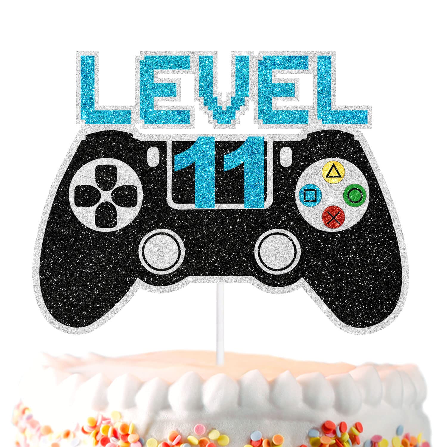 Buy 11th Video Game birthday Cake Topper - Video Game Themed Game ON ...