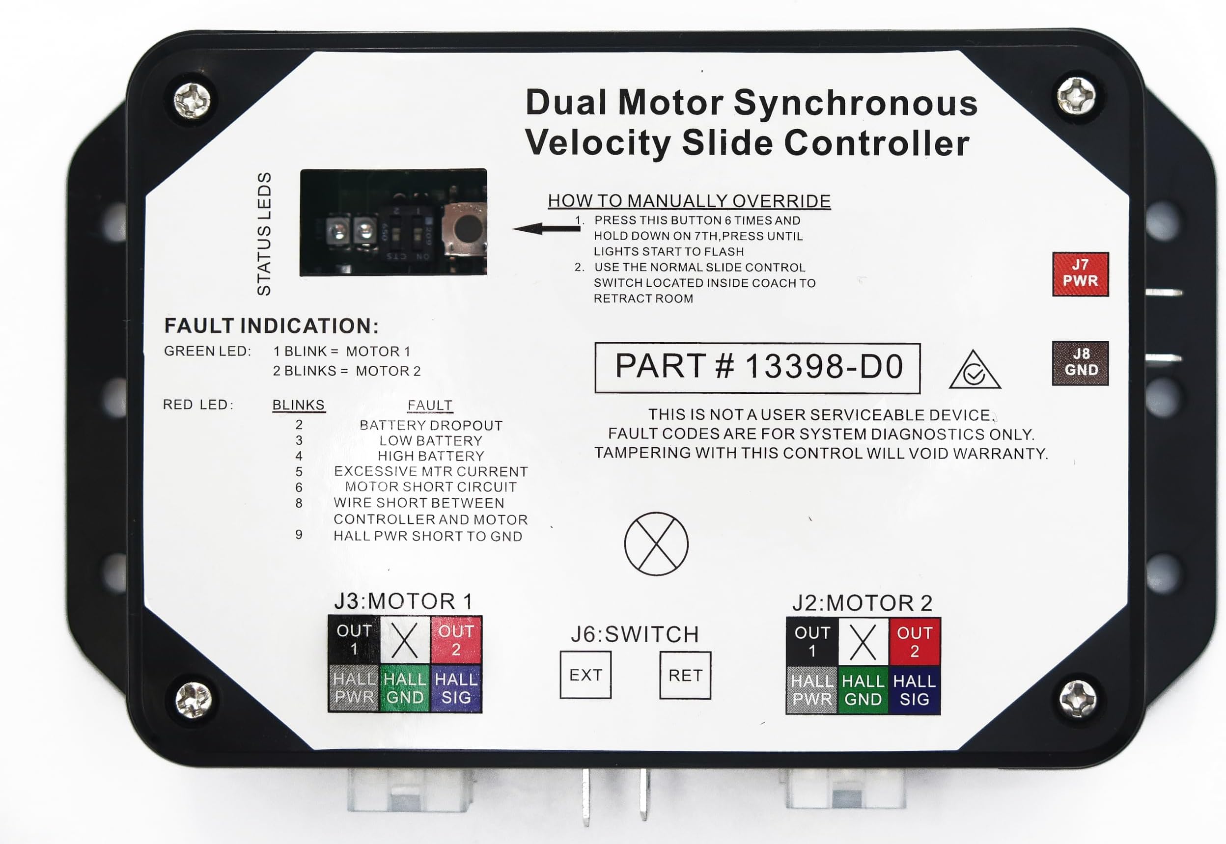 Amazon.com: 13398-DO Dual Synchronous Velocity Slide Controller,211852 ...