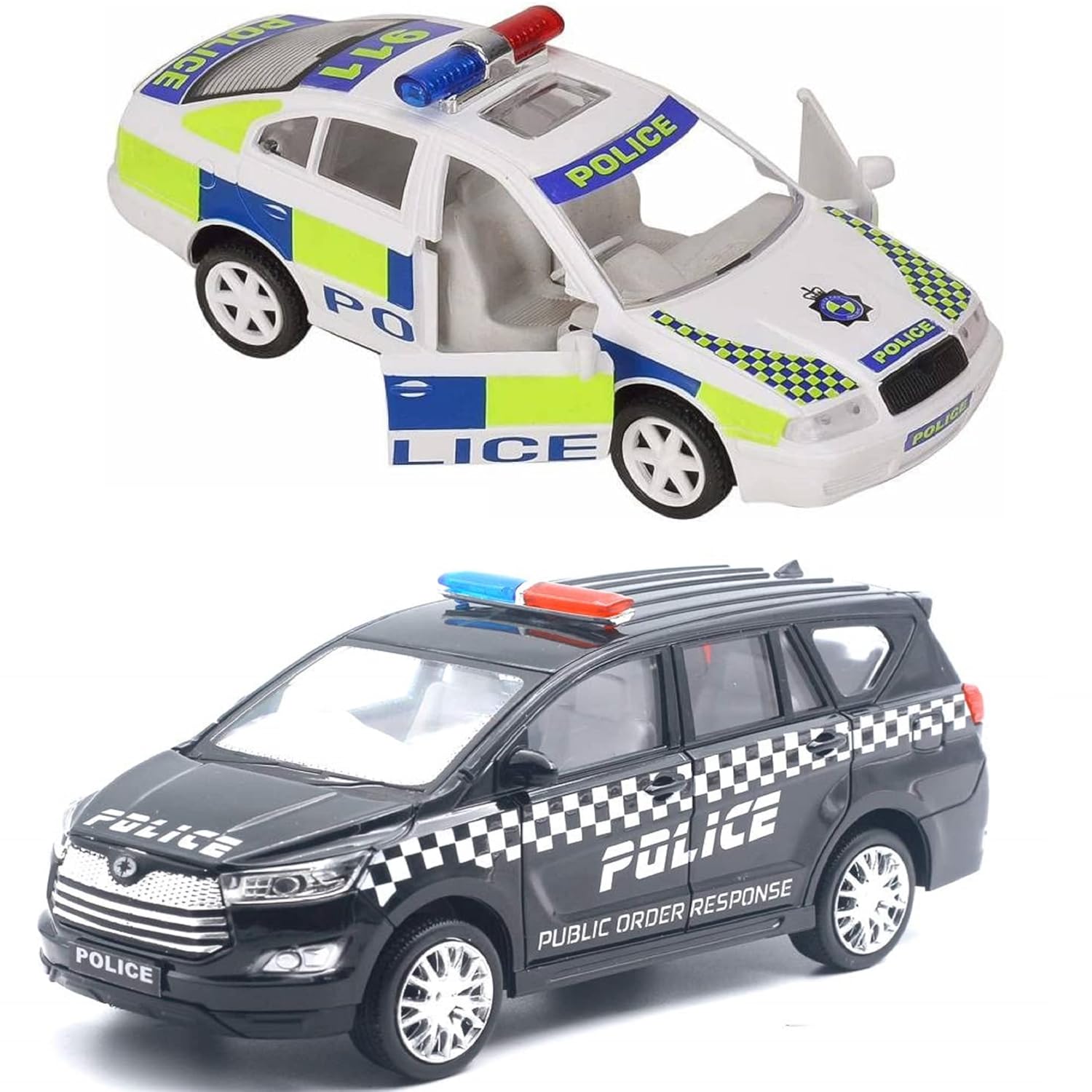 Buy Sheel 2 Police Hot Pursuit Cars - Toyota Innova Crysta and Door ...
