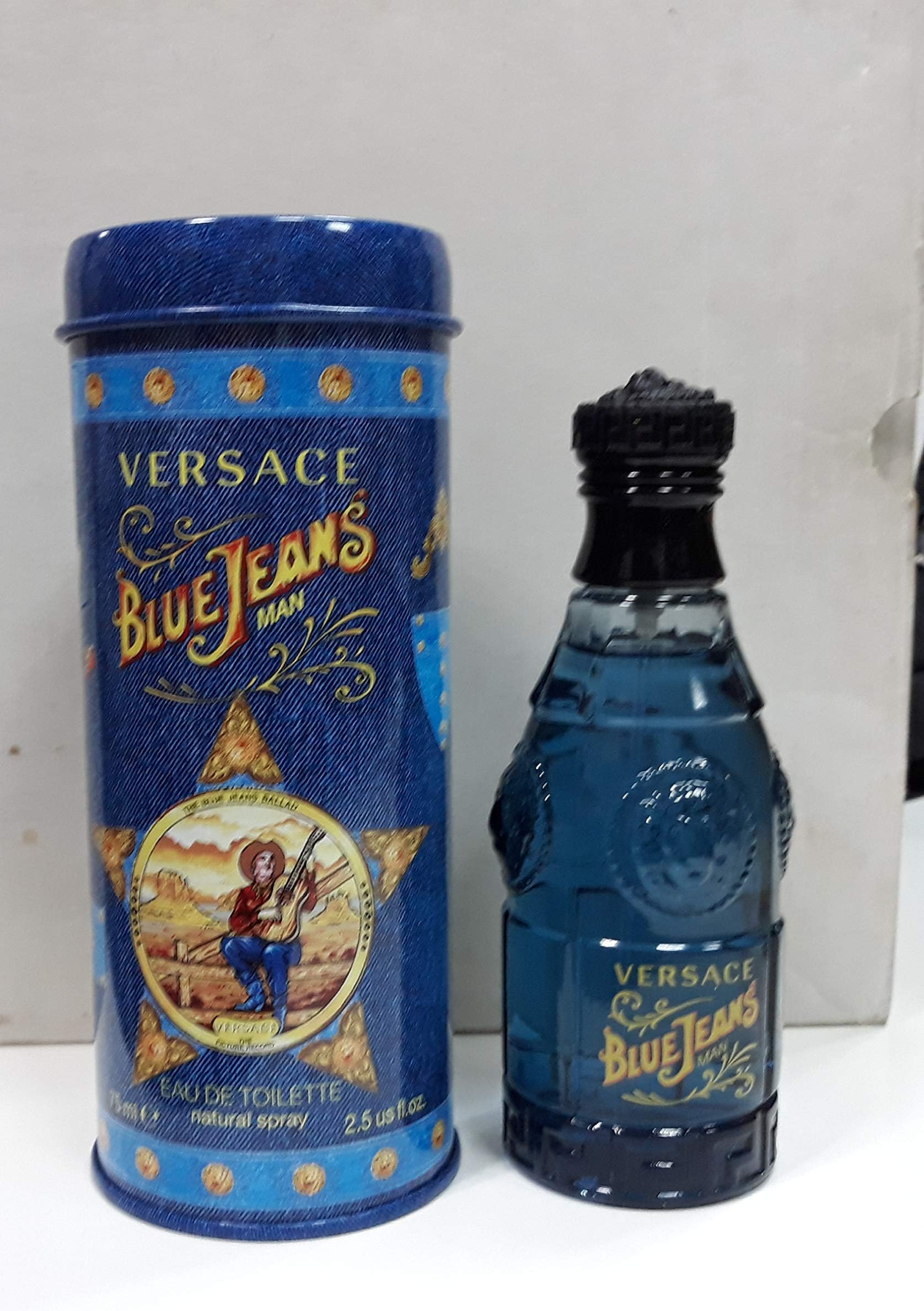 Amazon.com : Blue Jeans by Versace for Men 2.5 oz Eau de Toilette Spray ...