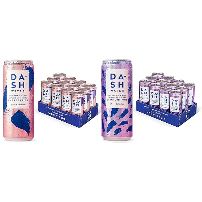 Buy Dash Water Raspberry & Cucumber - 24 x Flavoured Sparkling Spring ...