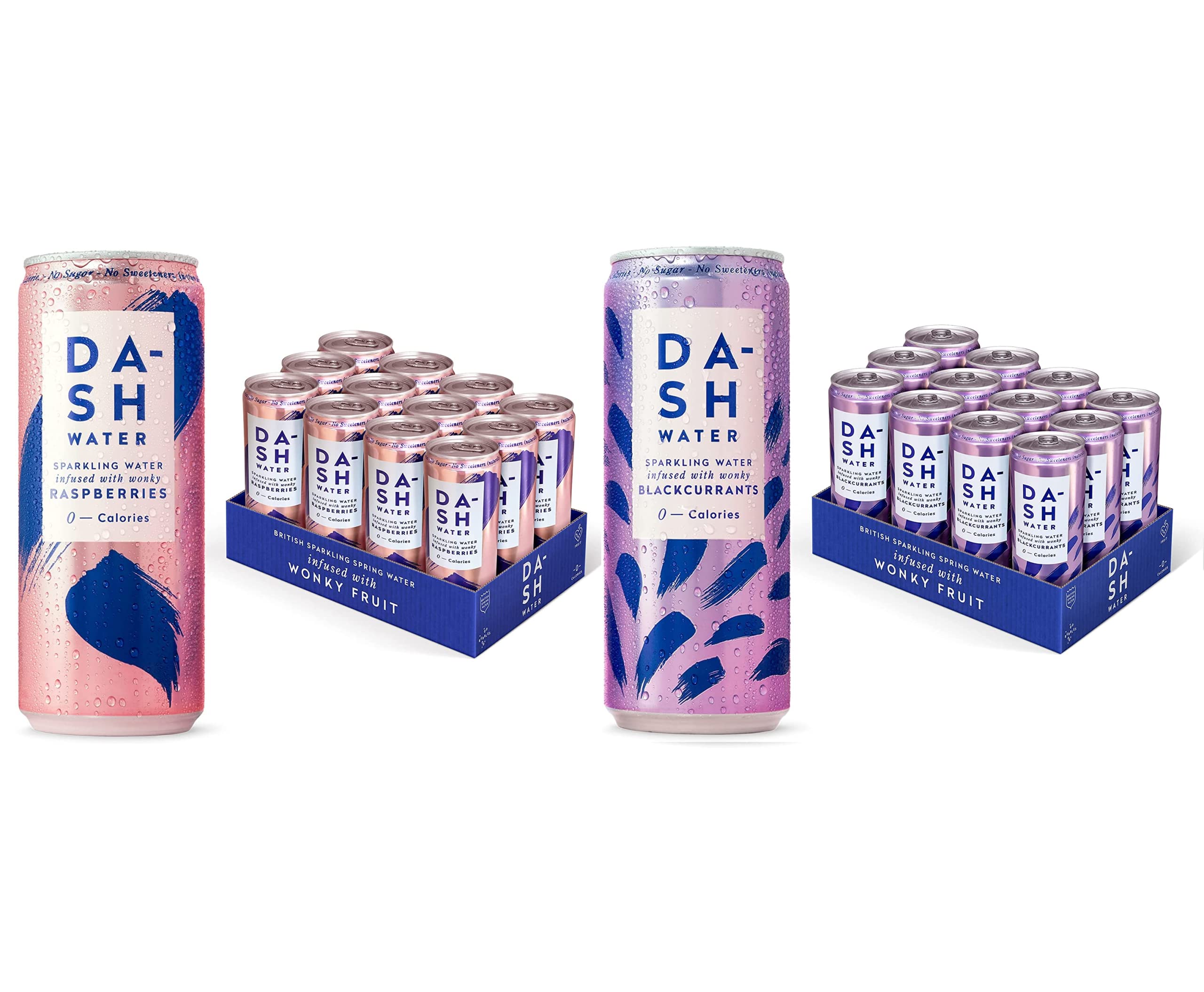 Buy Dash Water Raspberry & Cucumber - 24 x Flavoured Sparkling Spring ...