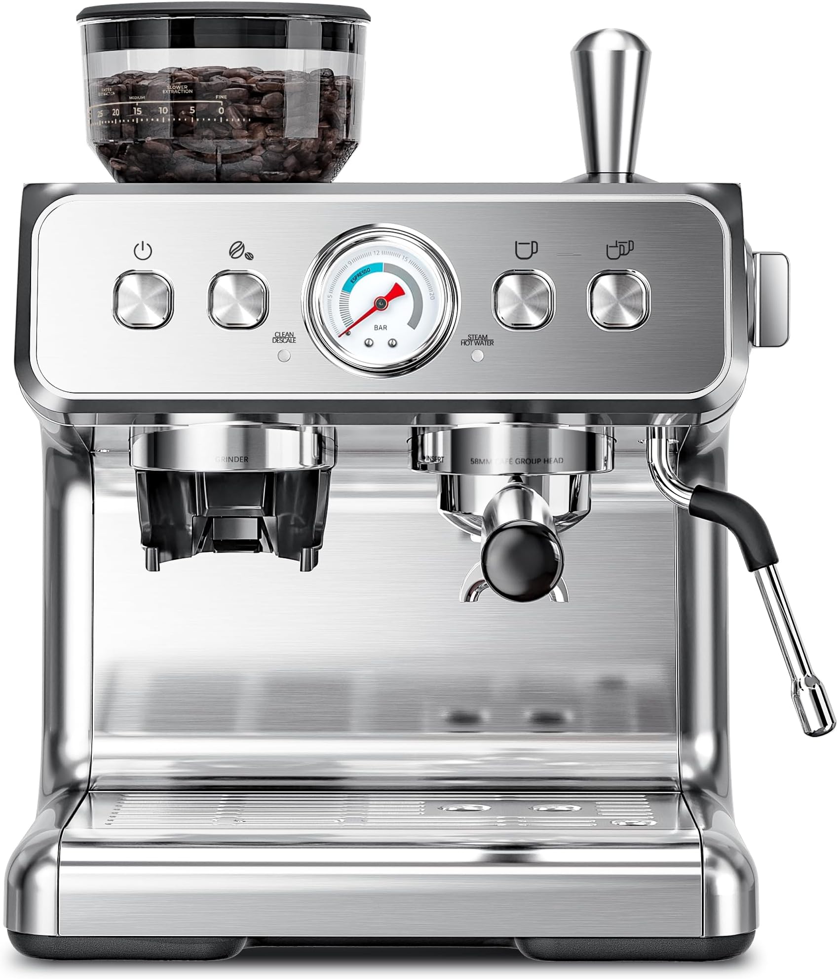 Amazon.com: MIROX Espresso Machine 15 Bar, Coffee Maker With Milk ...