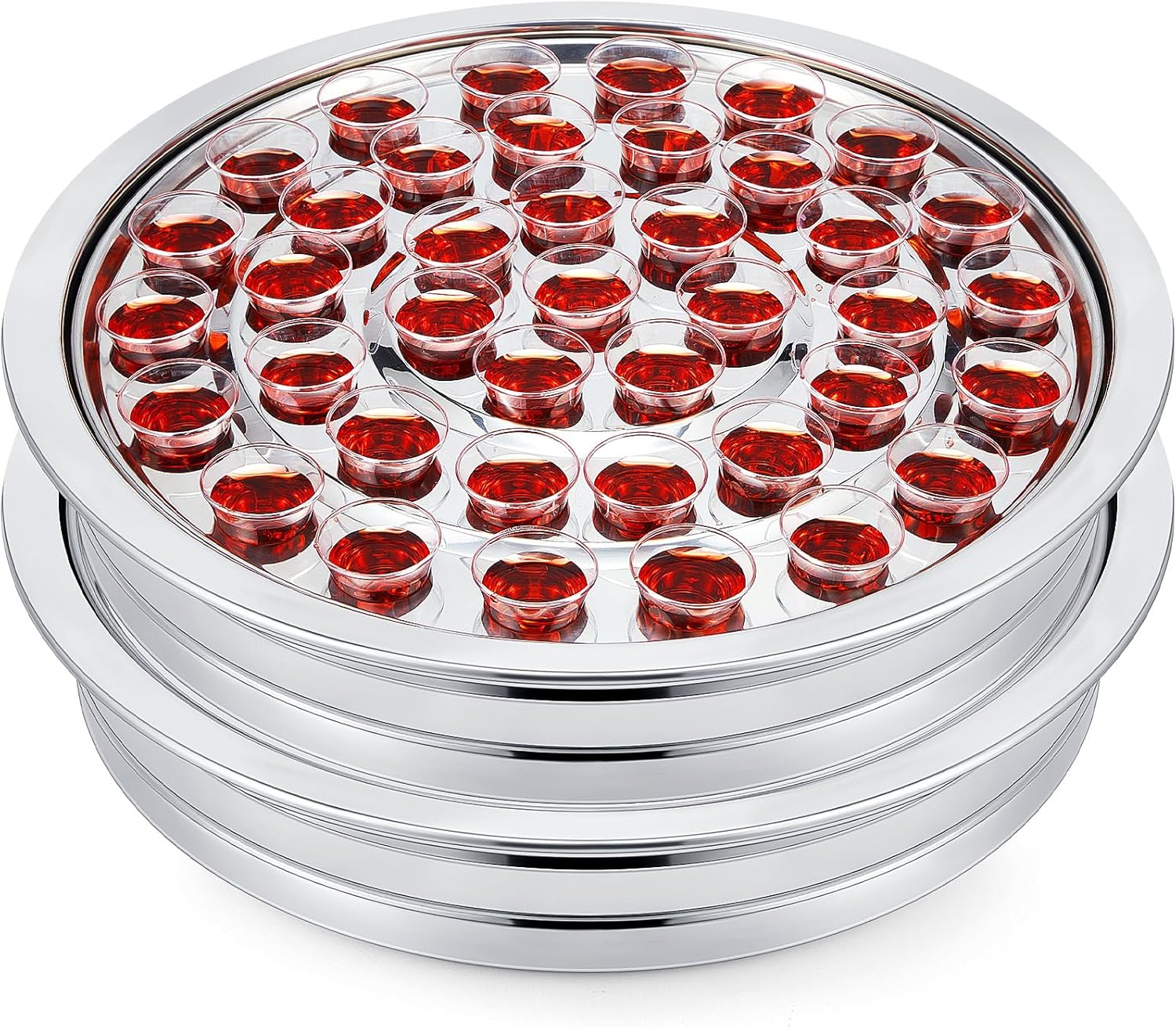 Amazon.com: Zhehao 2 Pcs Communion Trays for Churches Communion Set ...