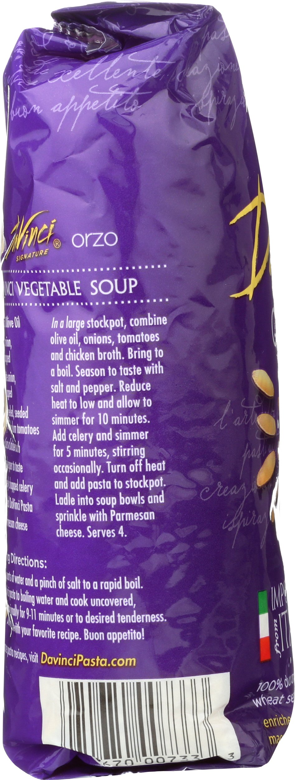 how to cook davinci orzo