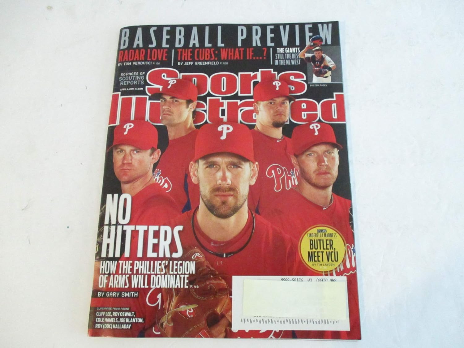 Amazon.com: APRIL 4, 2011 SPORTS ILLUSTRATED FEATURING CLIF LEE, ROY ...