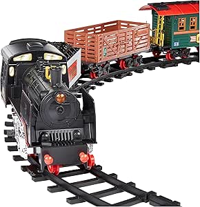 Amazon Basics Remote Control Battery Operated Hobby Train 4-Car Set ...