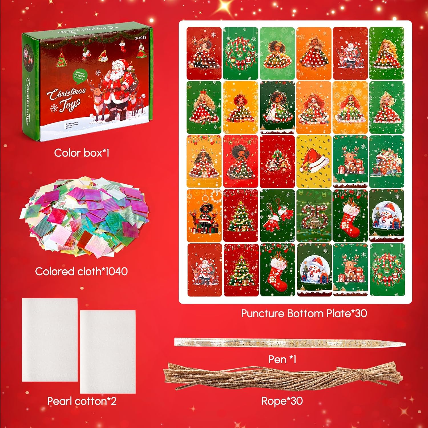 Aoibrloy Kit de manualidades de 24 piezas para niñas de 4 a 12 años ...
