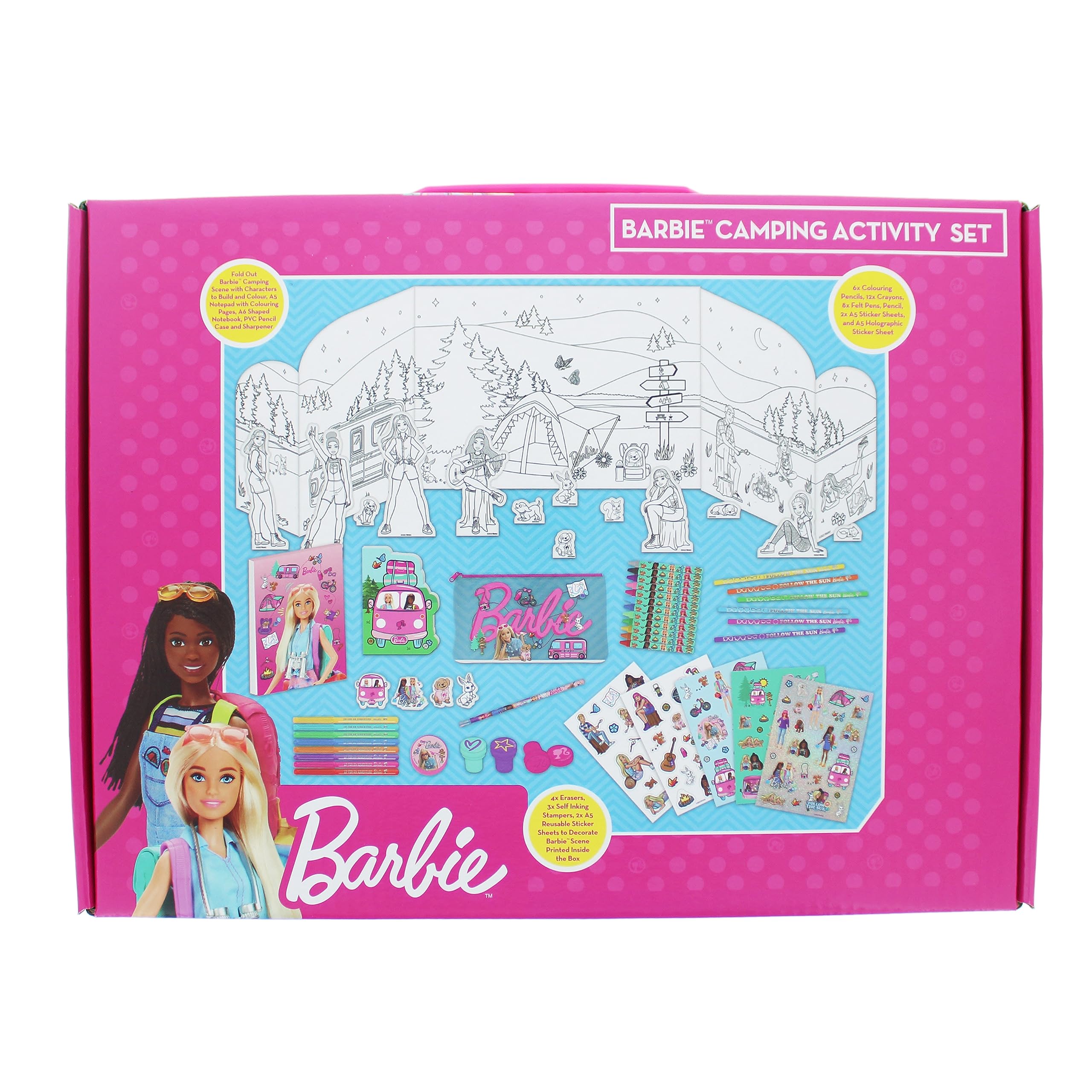 Barbie Activity Set | Large Art Set | Kids Art Set | Barbie Colouring ...