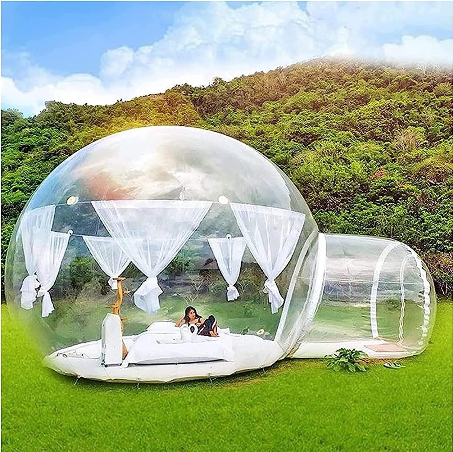 Amazon.com: Bubble Dome Tent Transparent Inflatable Bubble Tent Luxury ...