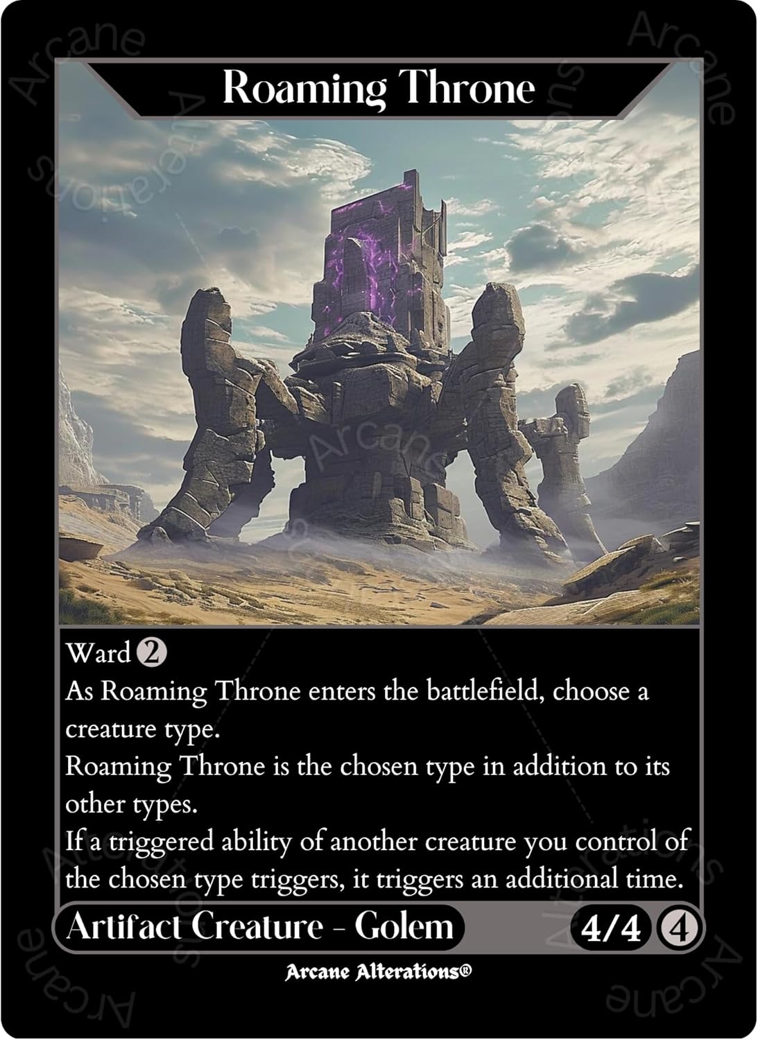 Amazon.com: Roaming Throne - Altered Art Custom Proxy Cards : Toys & Games