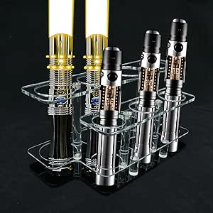 Amazon.com: ERMMZHZW Lightsaber Display Stand,Acrylic Multi-Hole ...