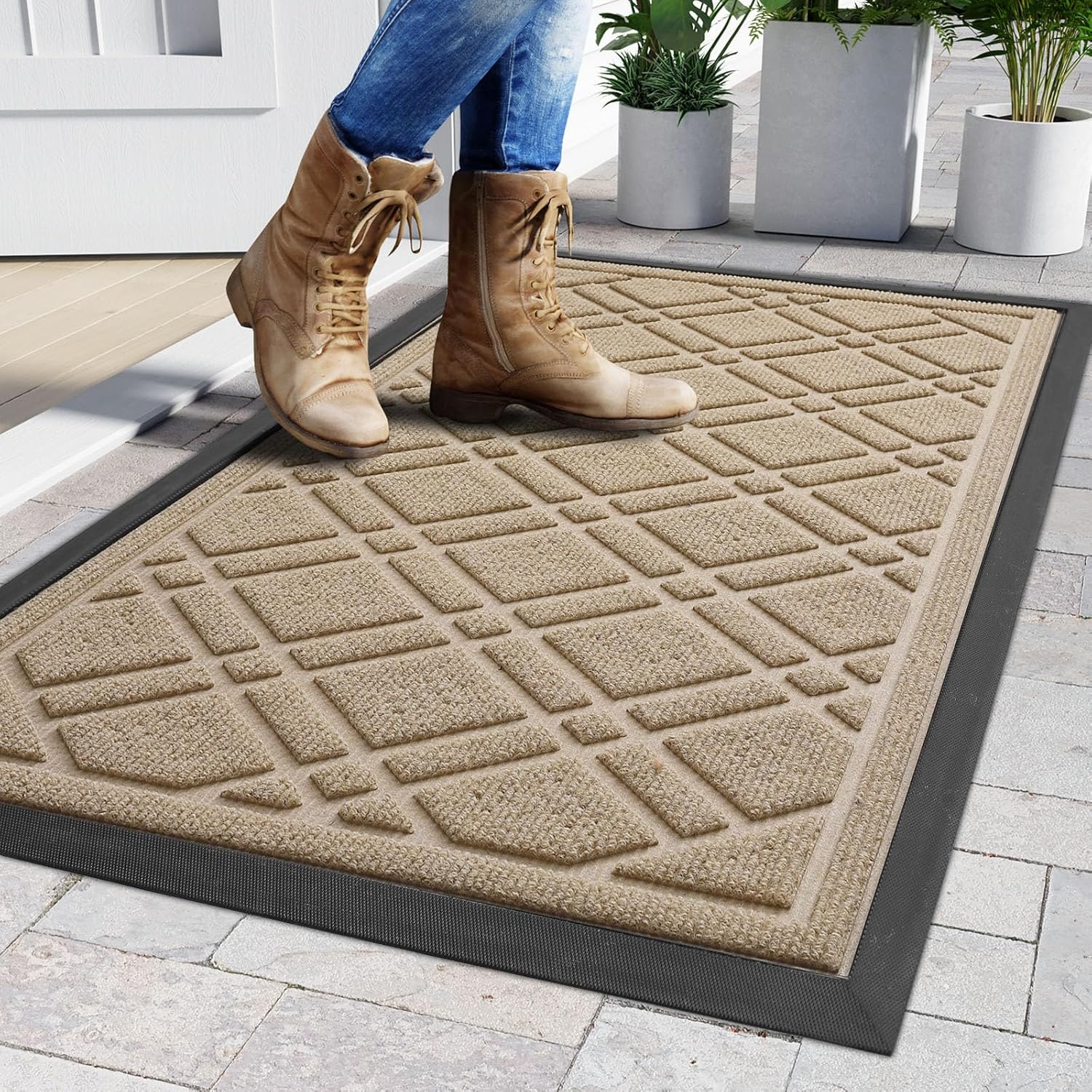 Amazon.com : DEXI Door Mat Front Doormat for Entryway Welcome Mats for ...