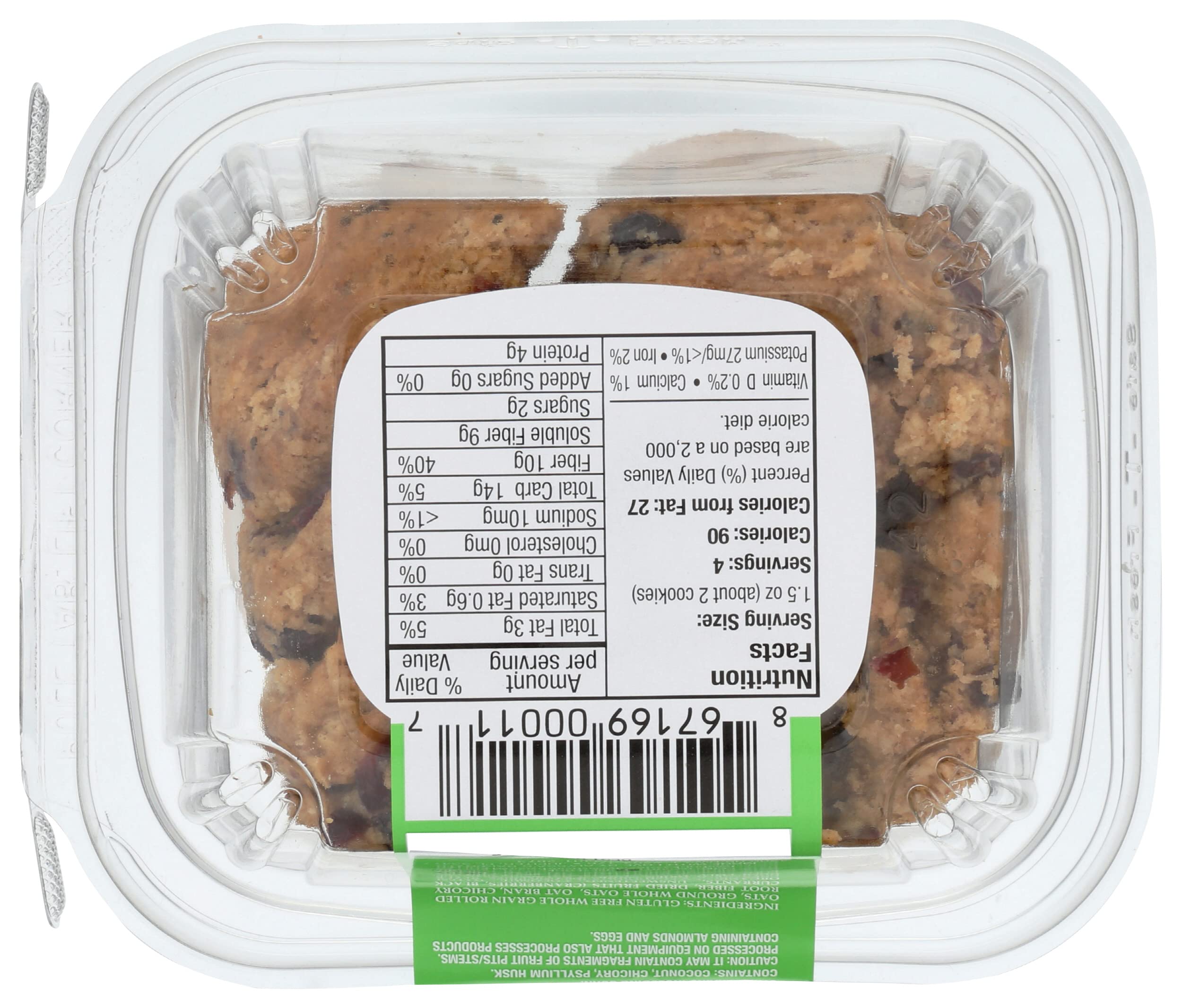 Snapklik.com : Alyssas Vegan Oatmeal Bites Gluten Free Cookies, Healthy ...