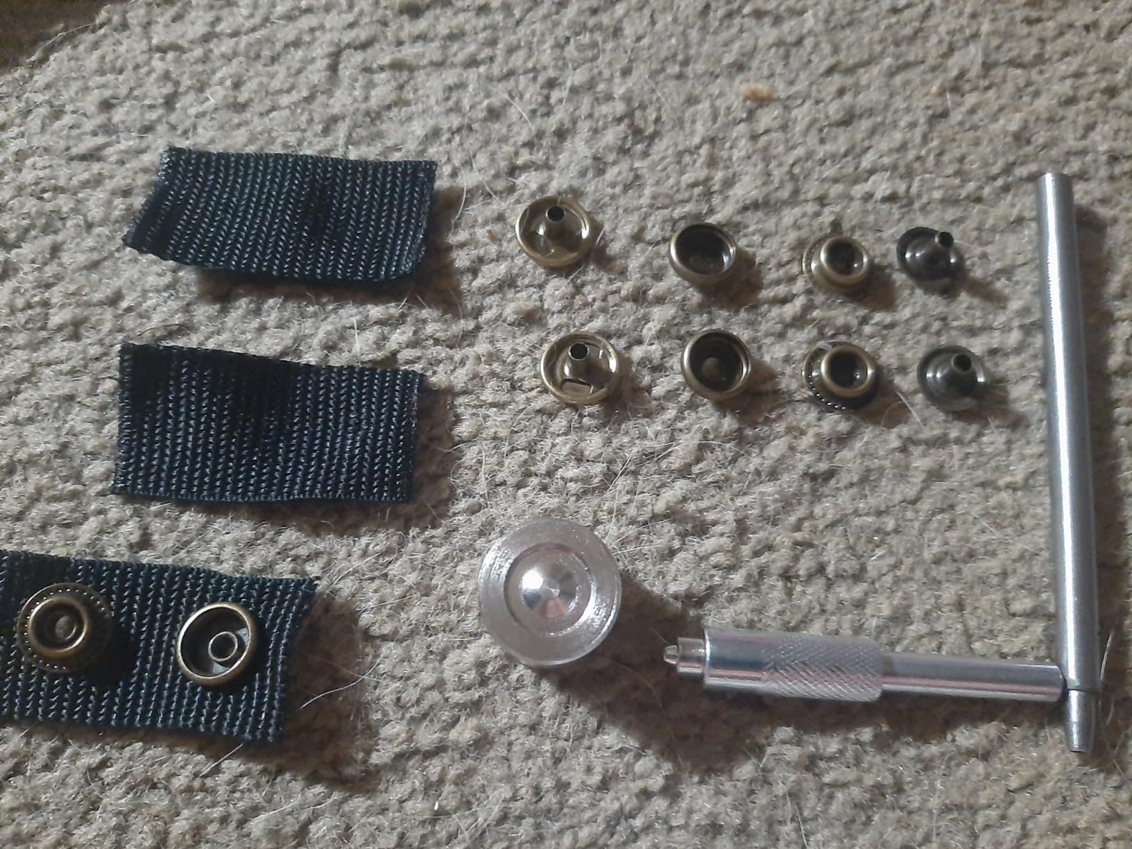 Amazon.com: 15MM Leather snap Fasteners kit Brass Heavy Duty with Sharp ...