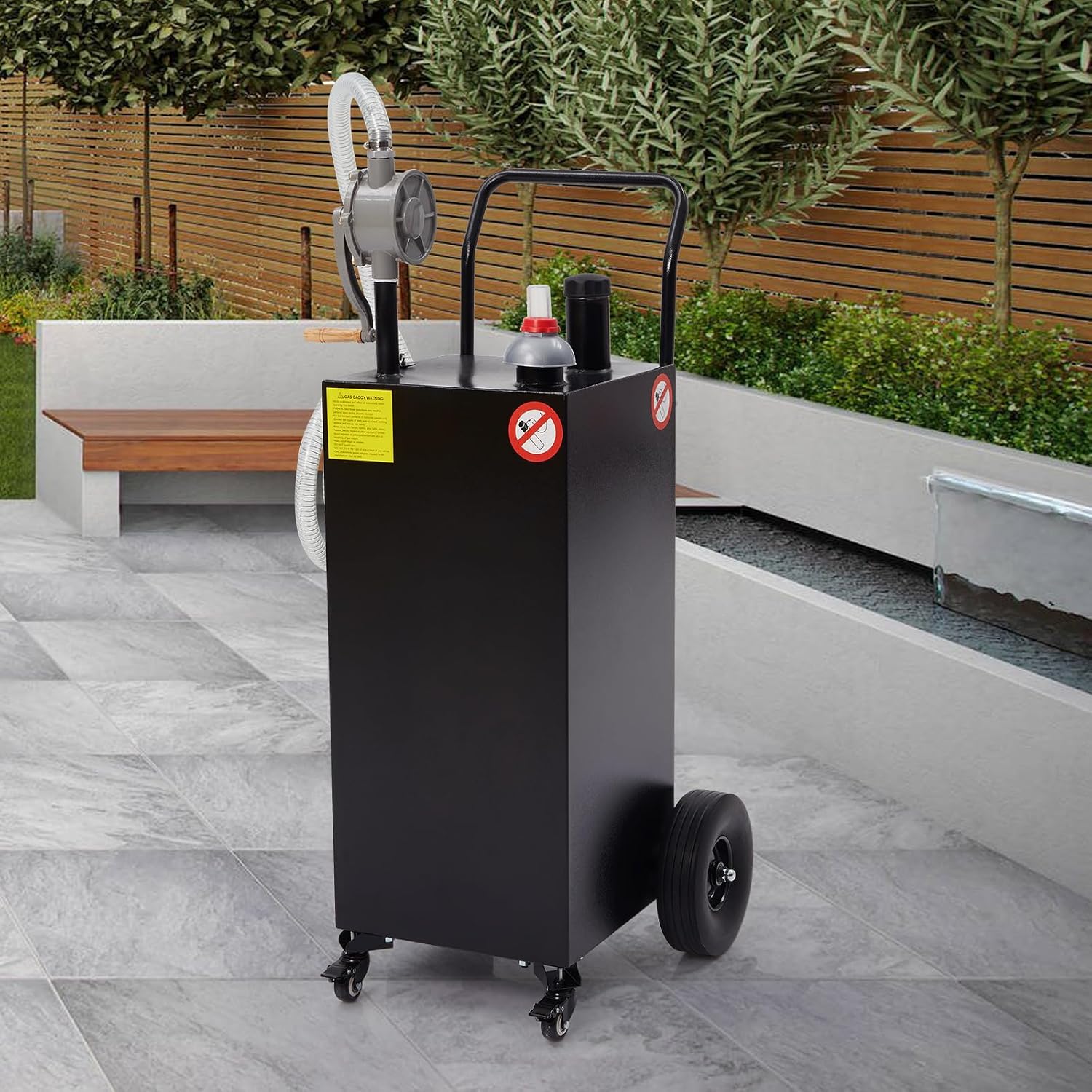 Amazon.com: 50 Gallon Fuel Caddy, Portable Gas & Diesel Storage Tank ...