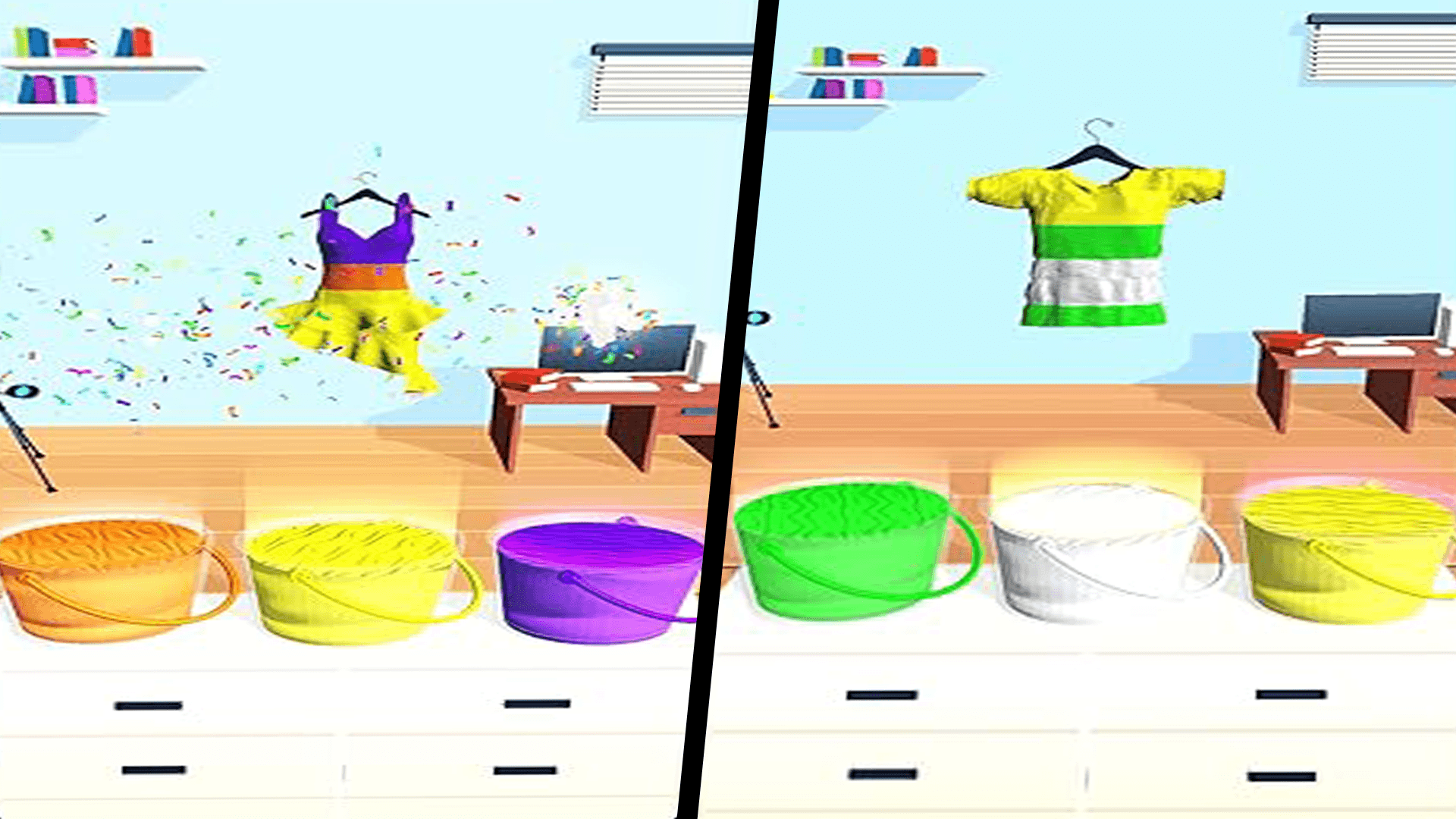 Tie Dye Master Fashion Art Makeover: Color Mixing DIY Dress & T-Shirt Paint Rainbow ASMR ...