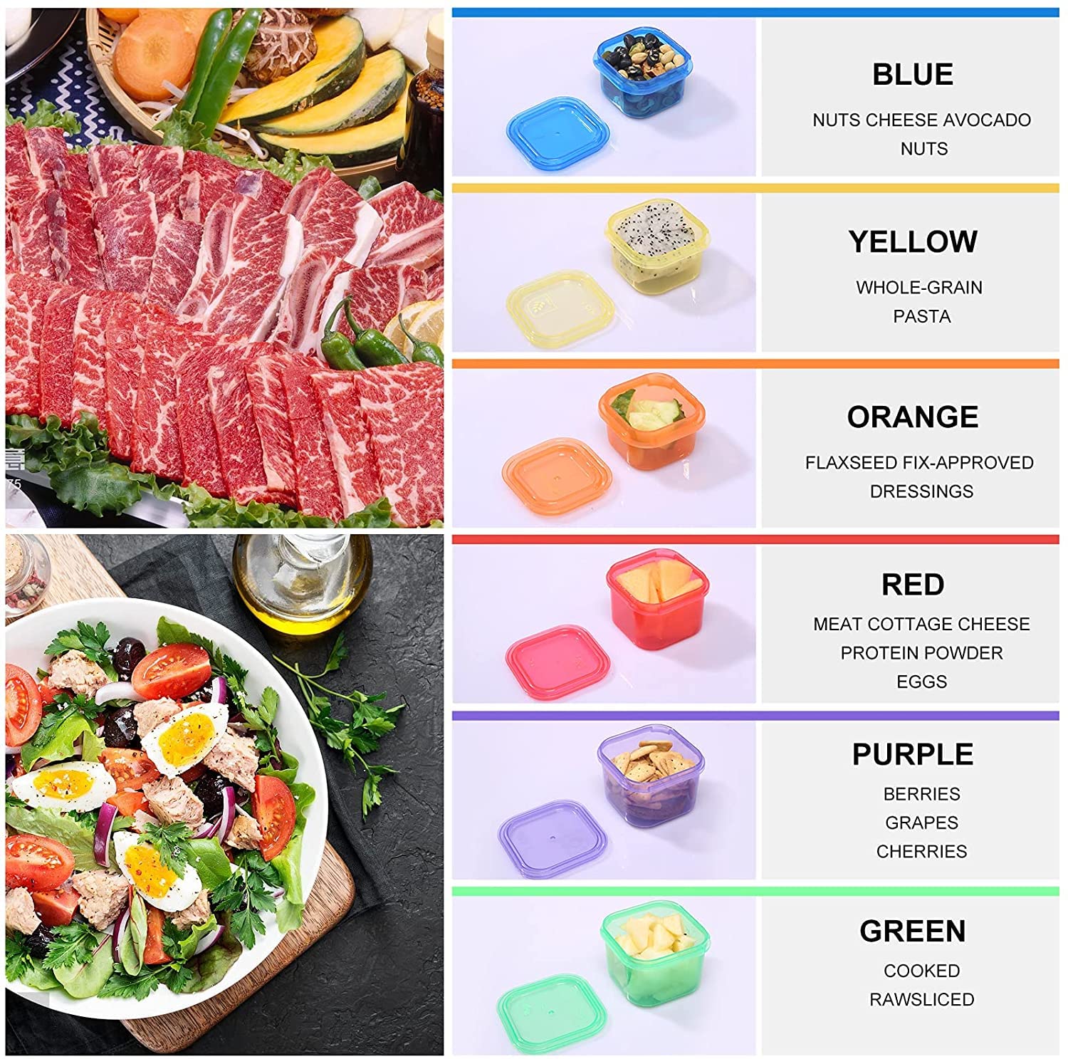 Food Portion Container Meal