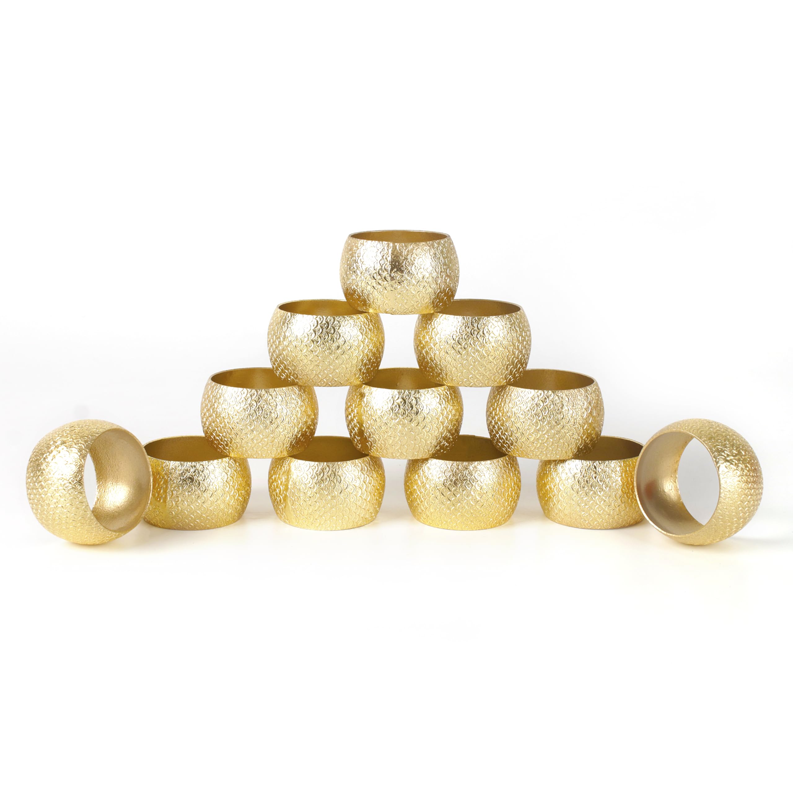 Amazon.com: Napkin Ring Holders, Napkin Rings, Napkin Rings Set of 12 ...