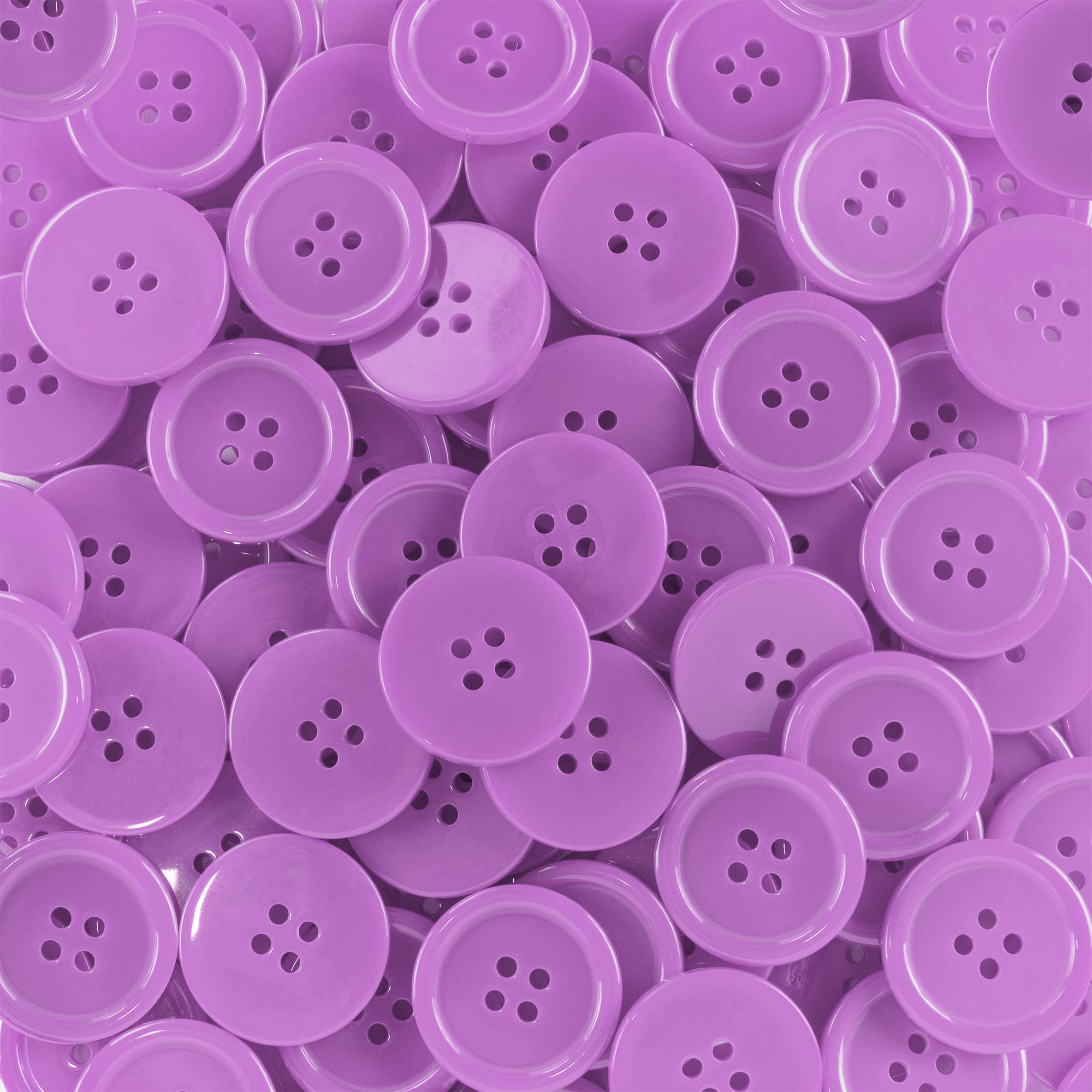 Amazon.com: Super Z Outlet 100 Pack 1 Inch Buttons Flatback Sewing ...