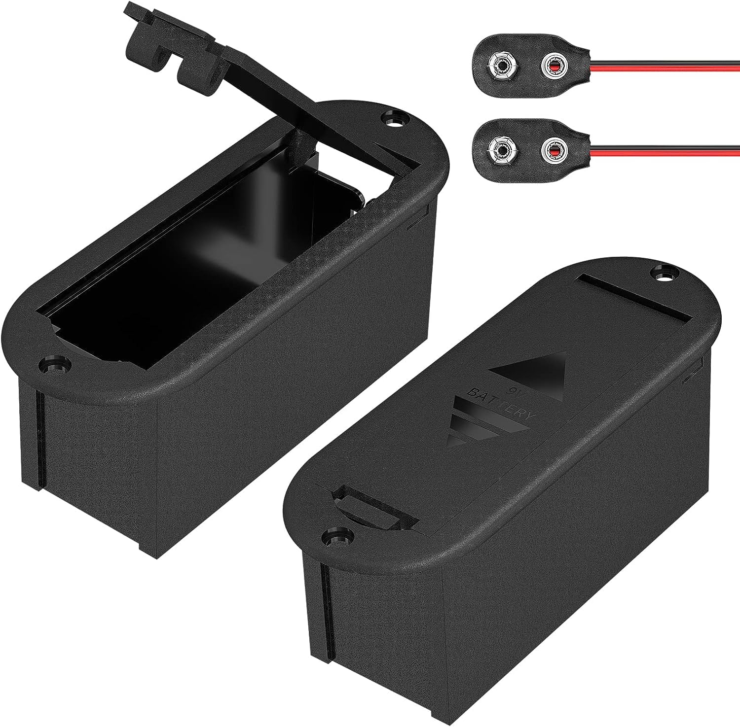 Amazon.com: DAIERTEK 3PCS AA Covered Battery Holder with Switch & Wires ...