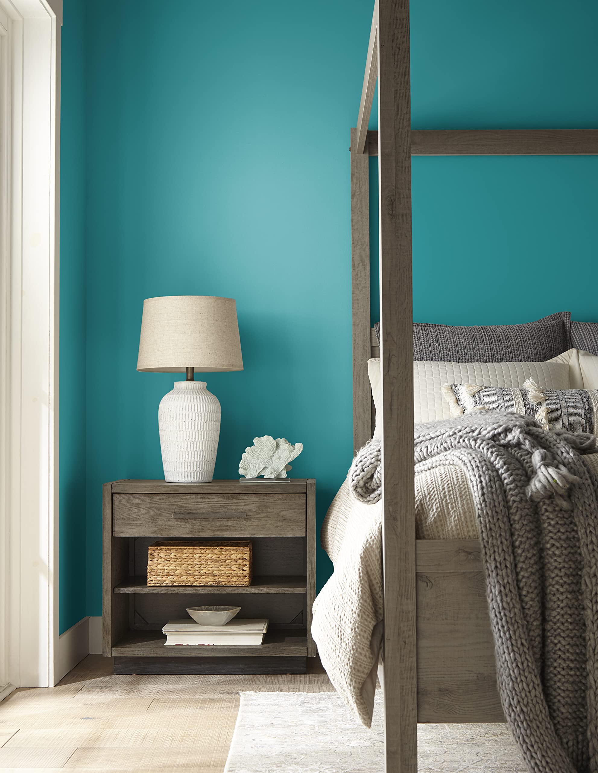 Teal Color Paint Bedroom