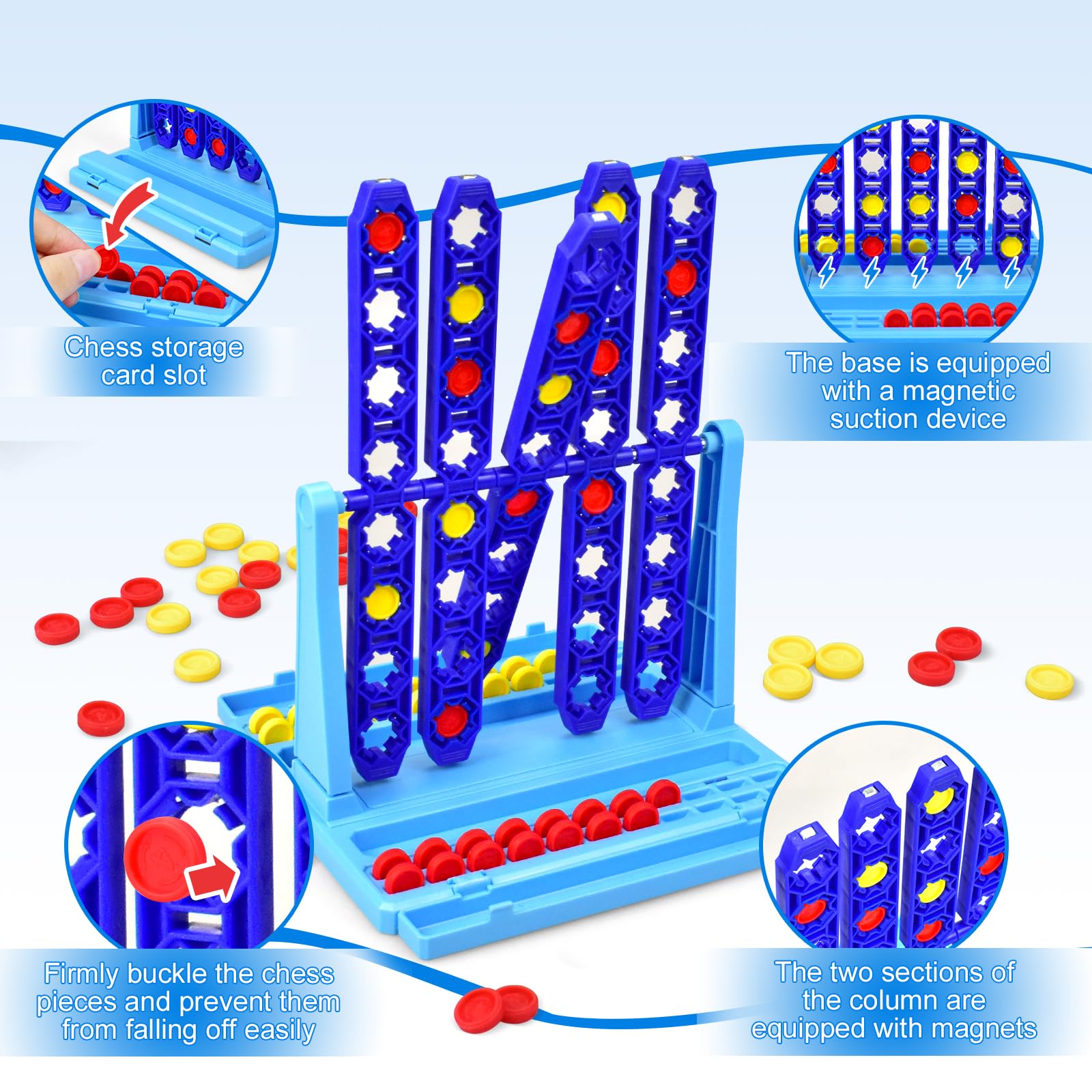 Connect 4 Spin Game | 2 Player Board Games | Spinning Connect 4 Grid ...