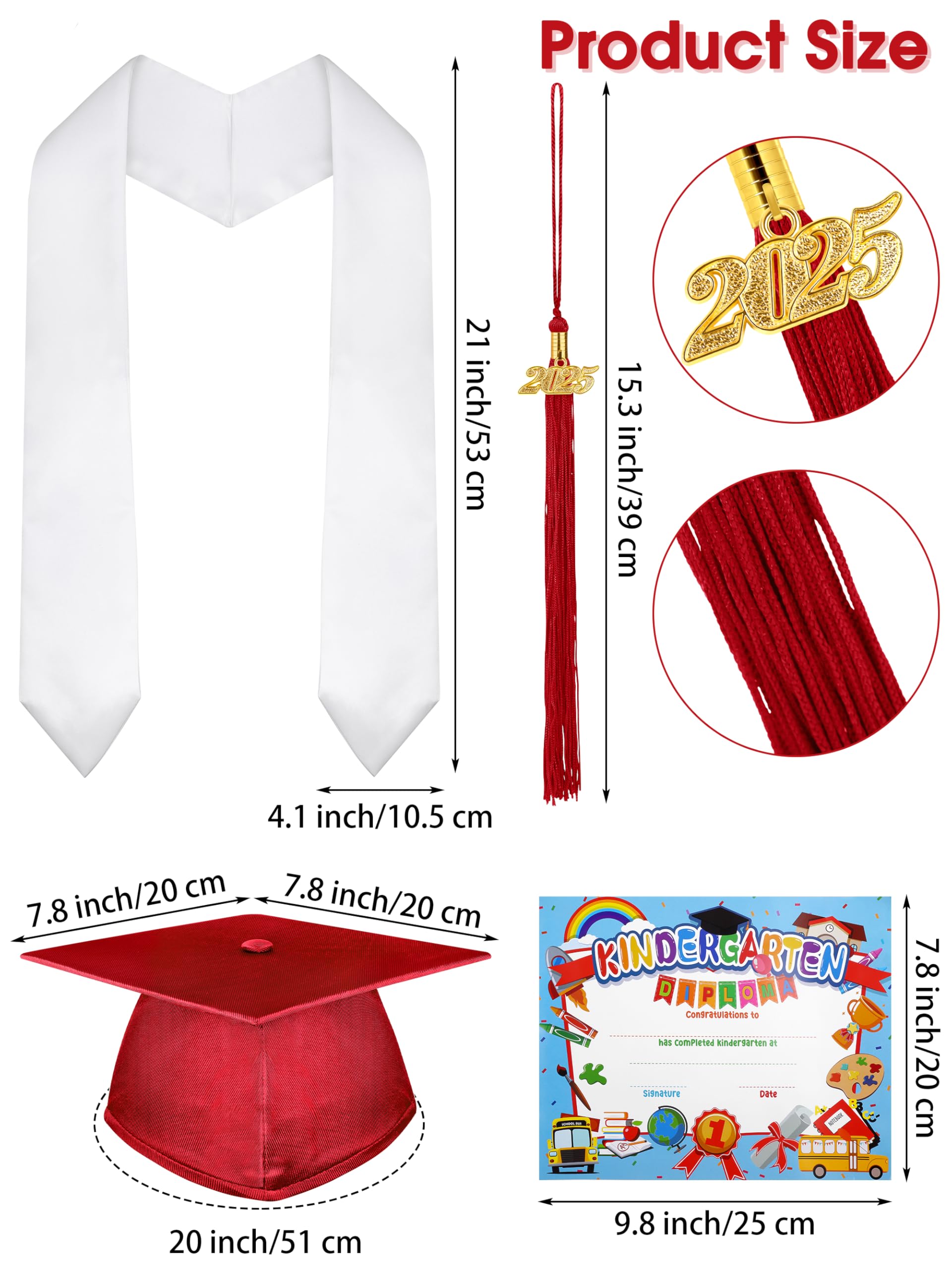 Snapklik.com : SOMSOC 5 Pieces 2025 Preschool Kindergarten Graduation ...