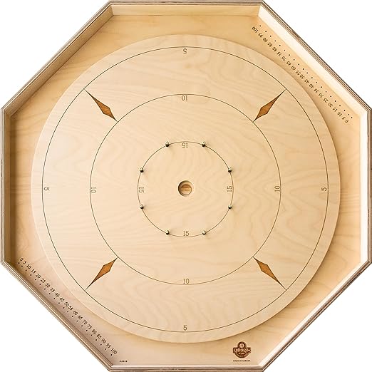 Amazon.com: The Crokinole Master - Large Traditional Crokinole Board ...
