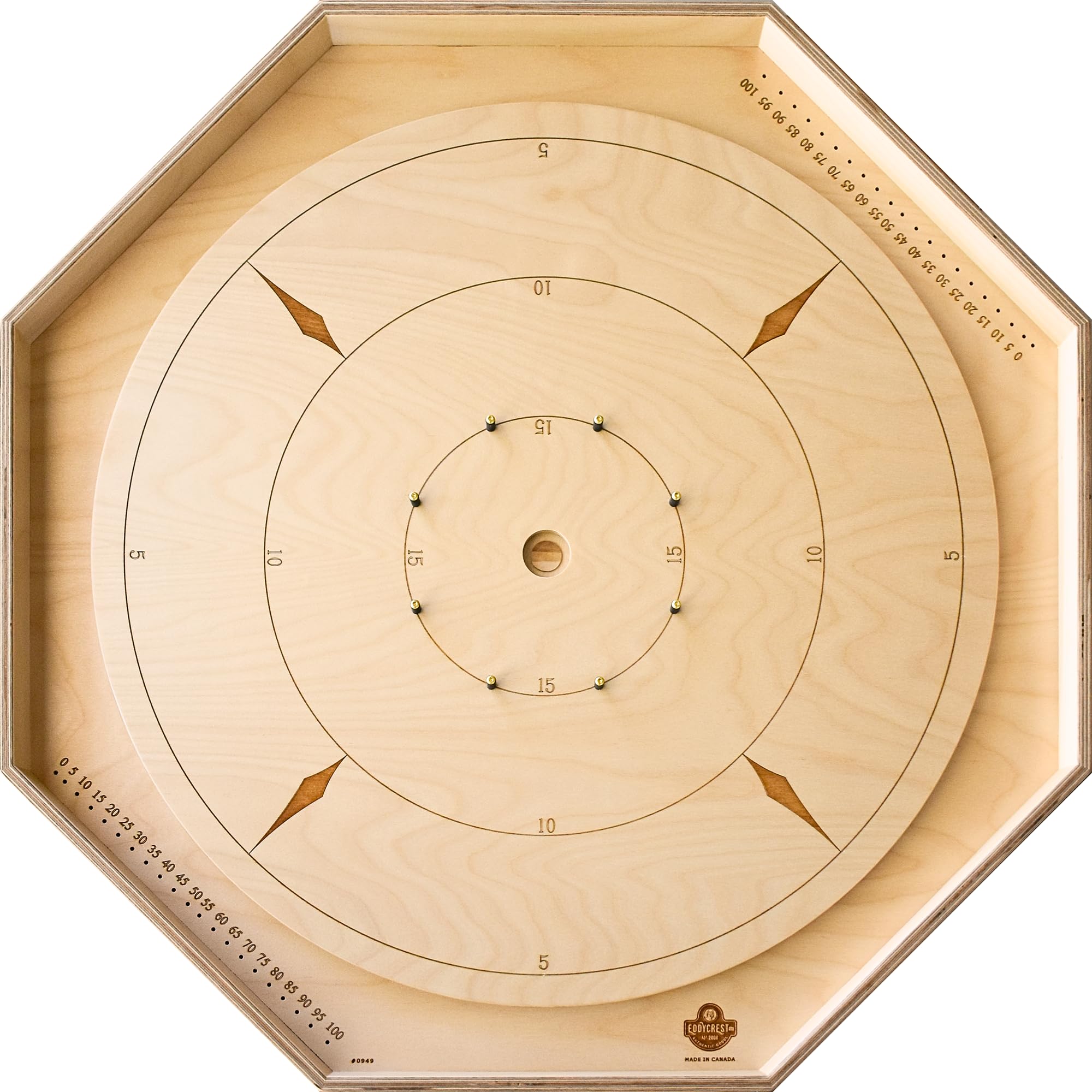 Amazon.com: The Crokinole Master - Large Traditional Crokinole Board ...